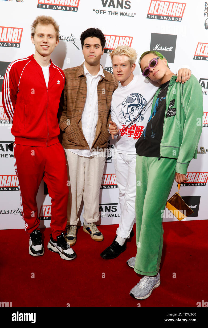 Cole becker attending kerrang awards islington town hall hi-res stock ...