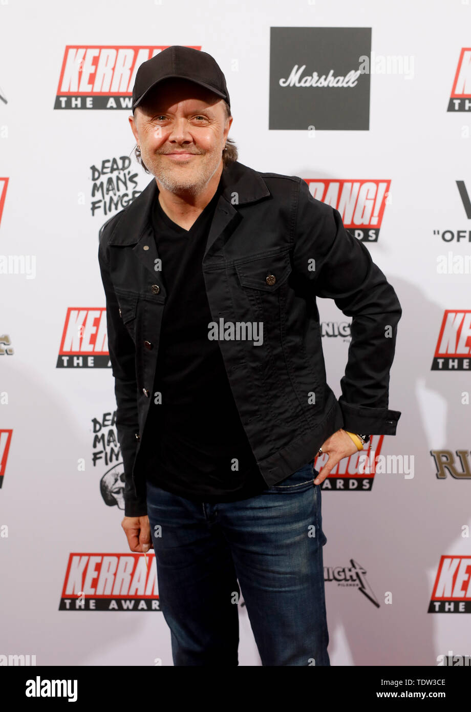 Metallica's Lars Ulrich attending the Kerrang! Awards at Islington Town ...