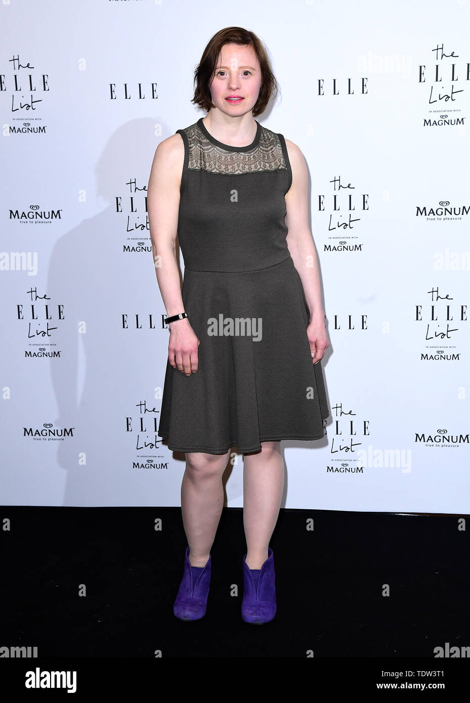 Sarah Gordy attending the ELLE List VIP Party at The Petersham, London ...
