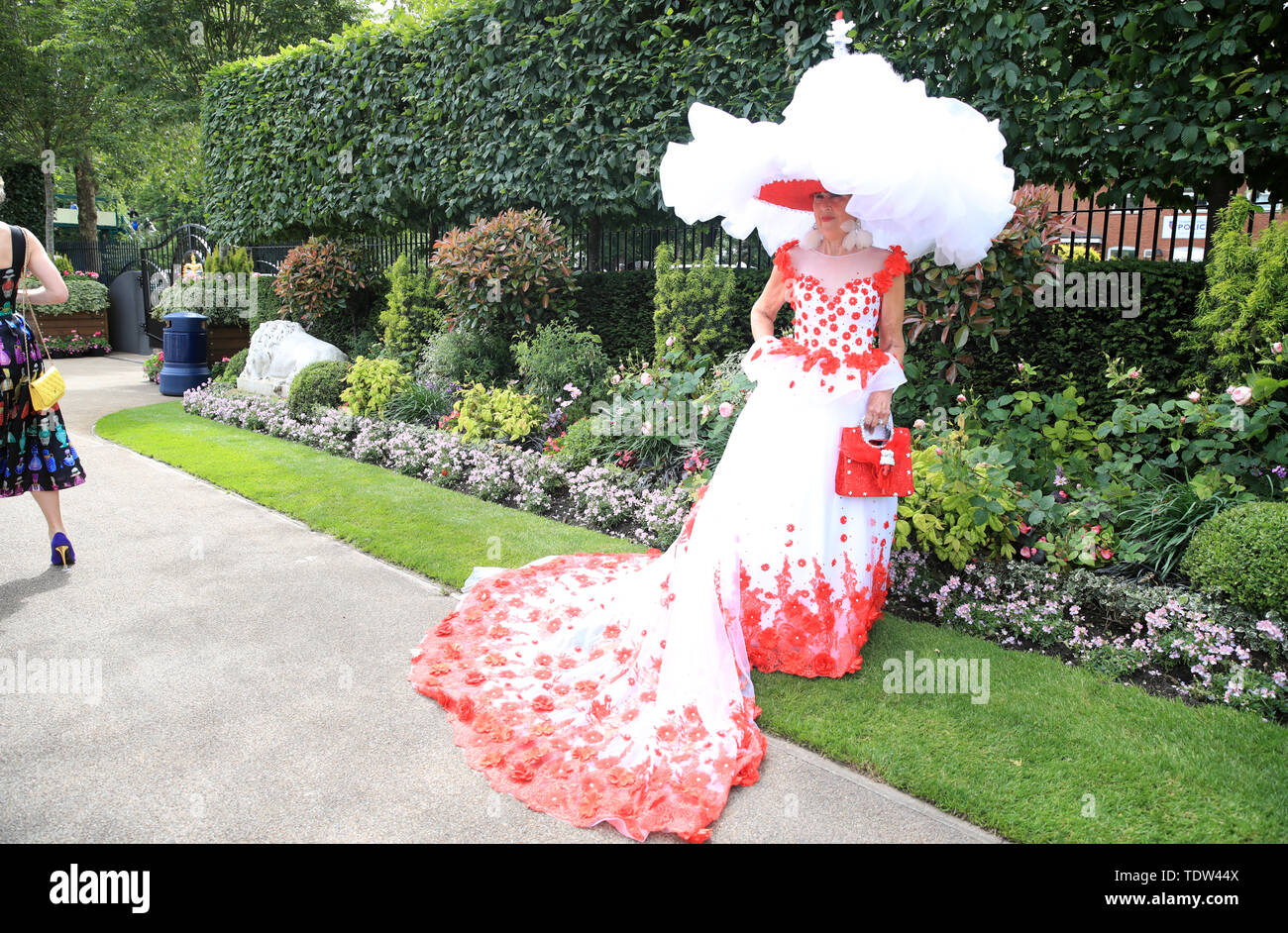 Debra Day from Romsey poses for a picture during day three of Royal ...