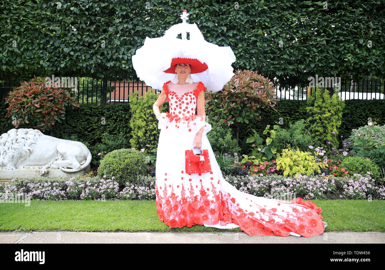 Debra Day from Romsey poses for a picture during day three of Royal ...