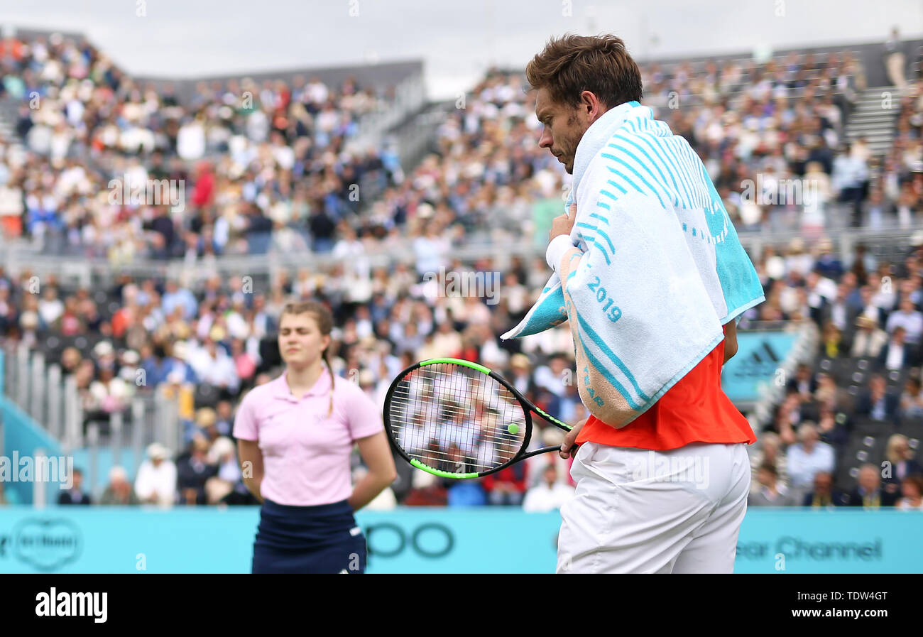 Nicolas Mahut during day four of the Fever-Tree Championship at the ...