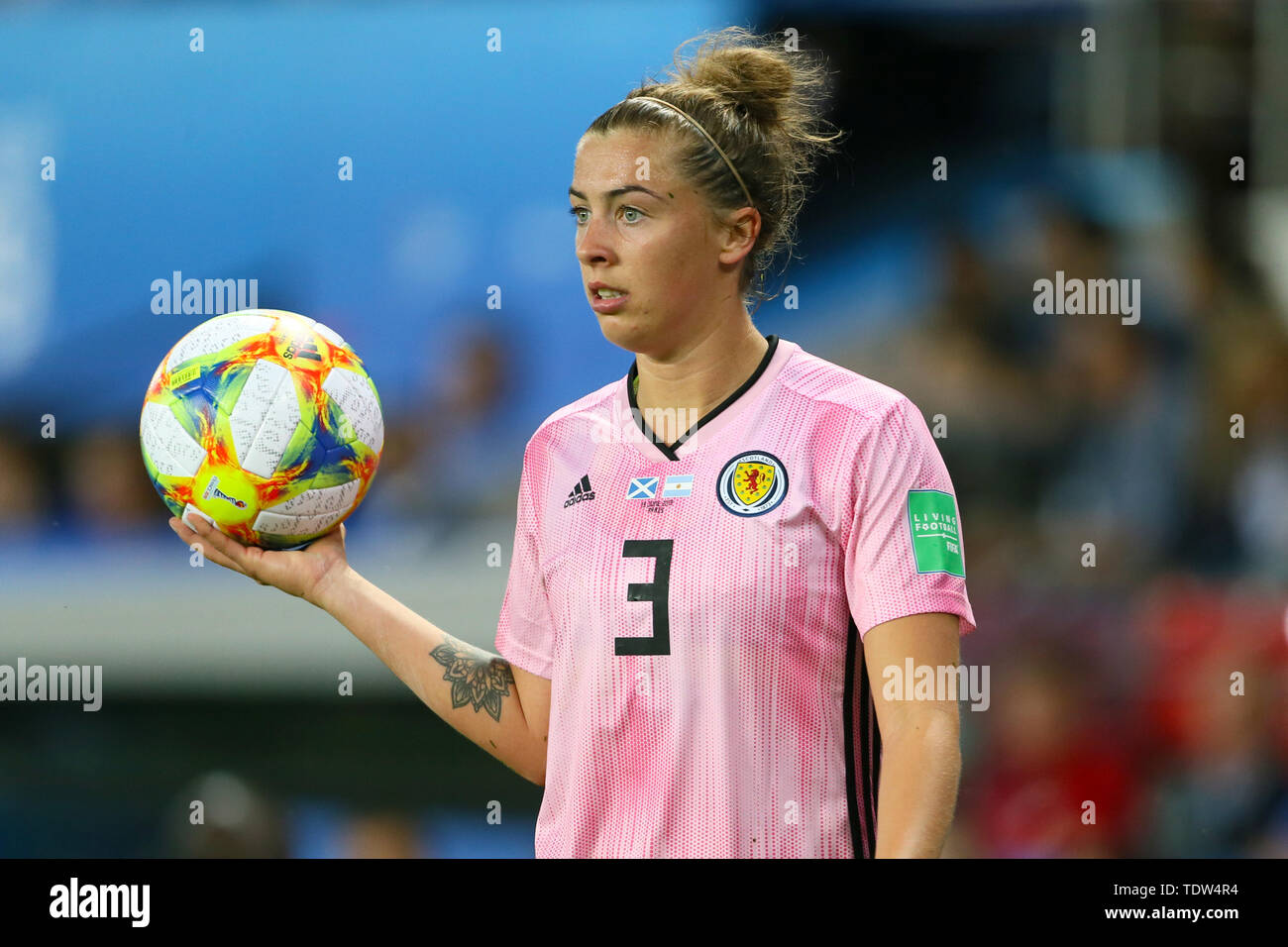 Scotland's Nicola Docherty during the FIFA Women's World Cup, Group D ...