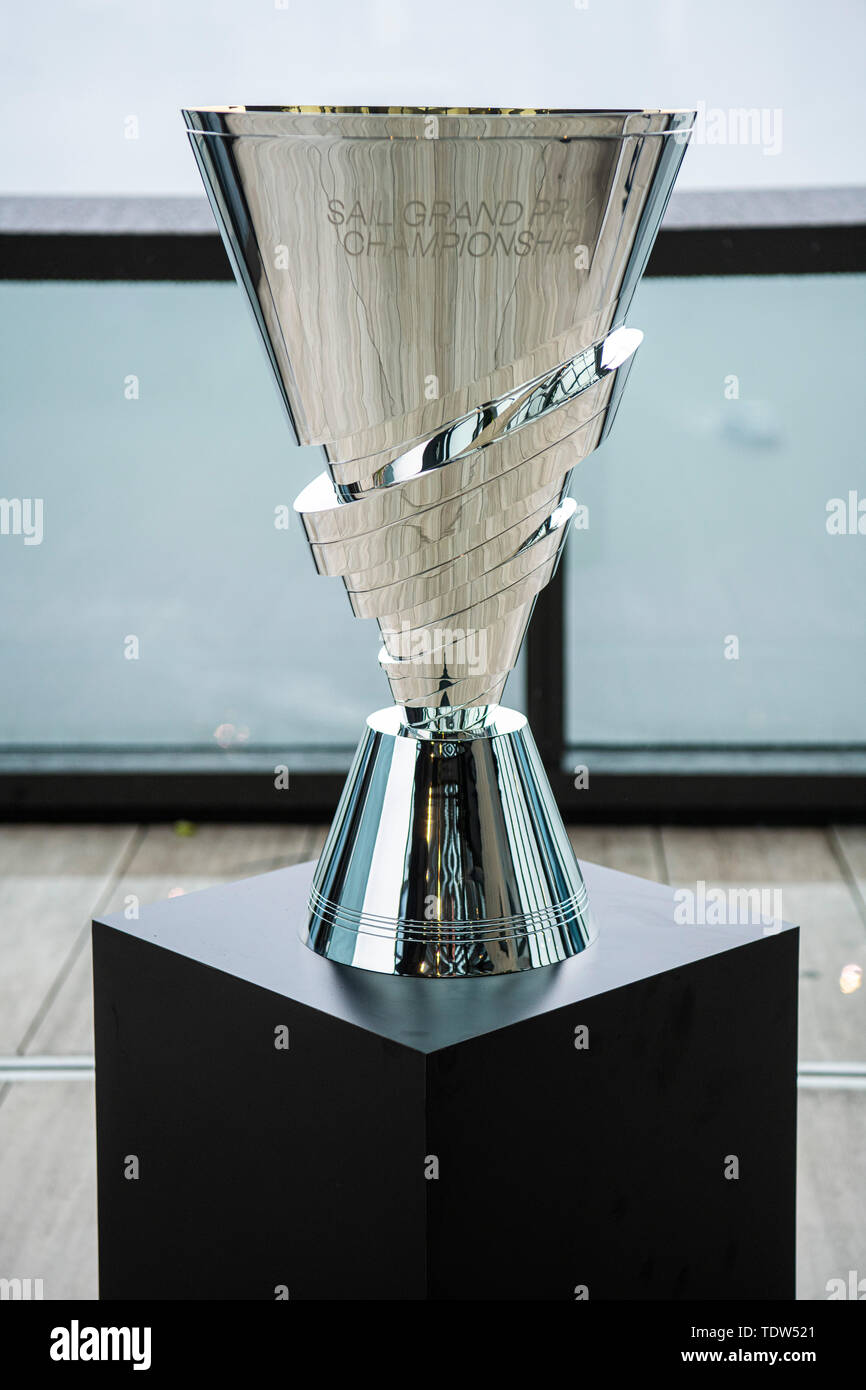 The SailGP Championship Trophy, designed by the world's leading trophy ...