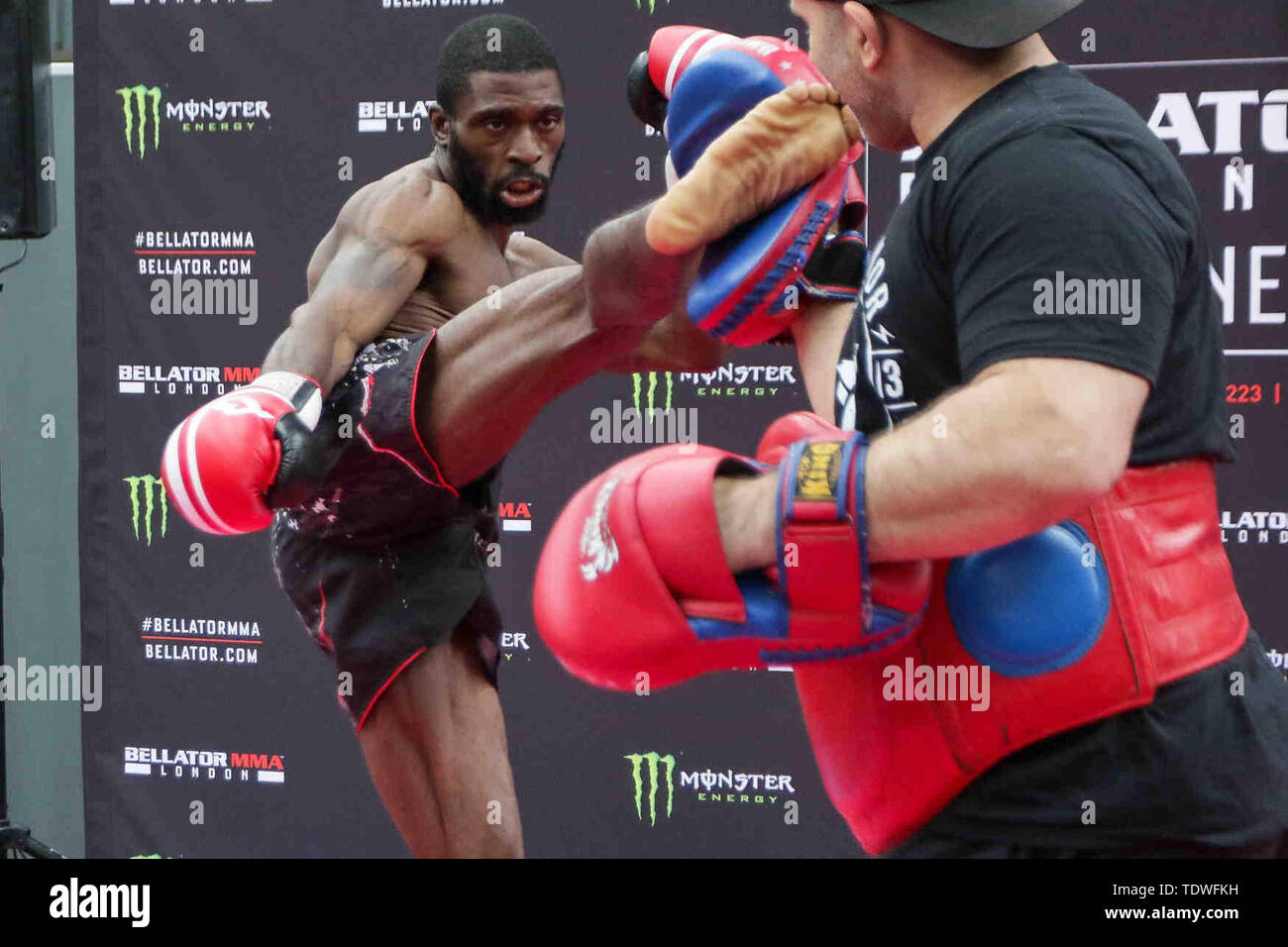 London, UK. 19th June 2019. Nathan Rose, Bellator featherweight ...