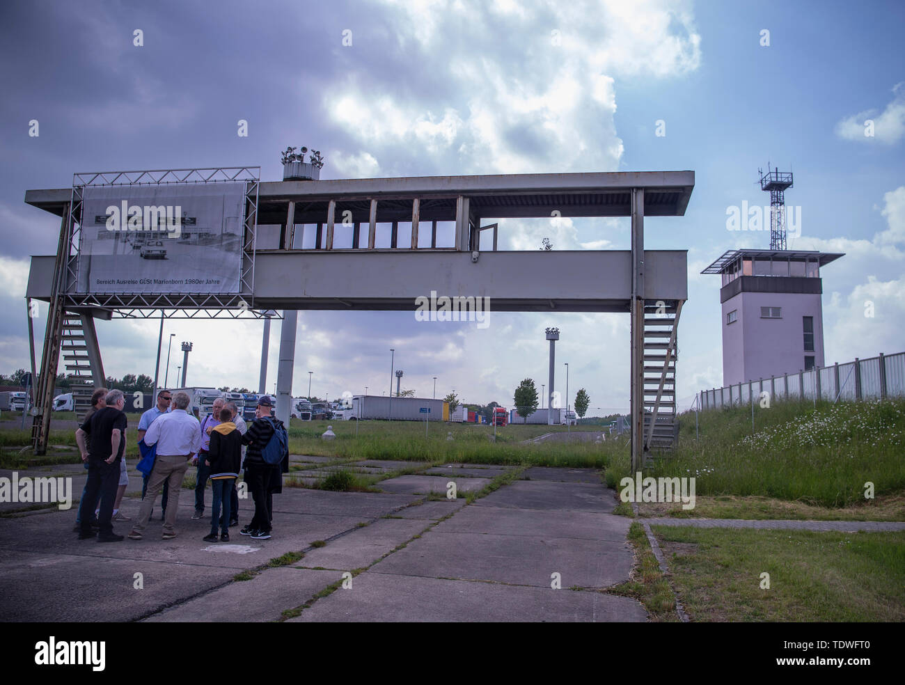Marienborn, Germany. 31st May, 2019. Watchtowers, observation bridges ...