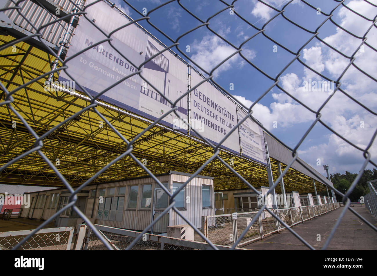 Marienborn, Germany. 31st May, 2019. Watchtowers, observation bridges ...