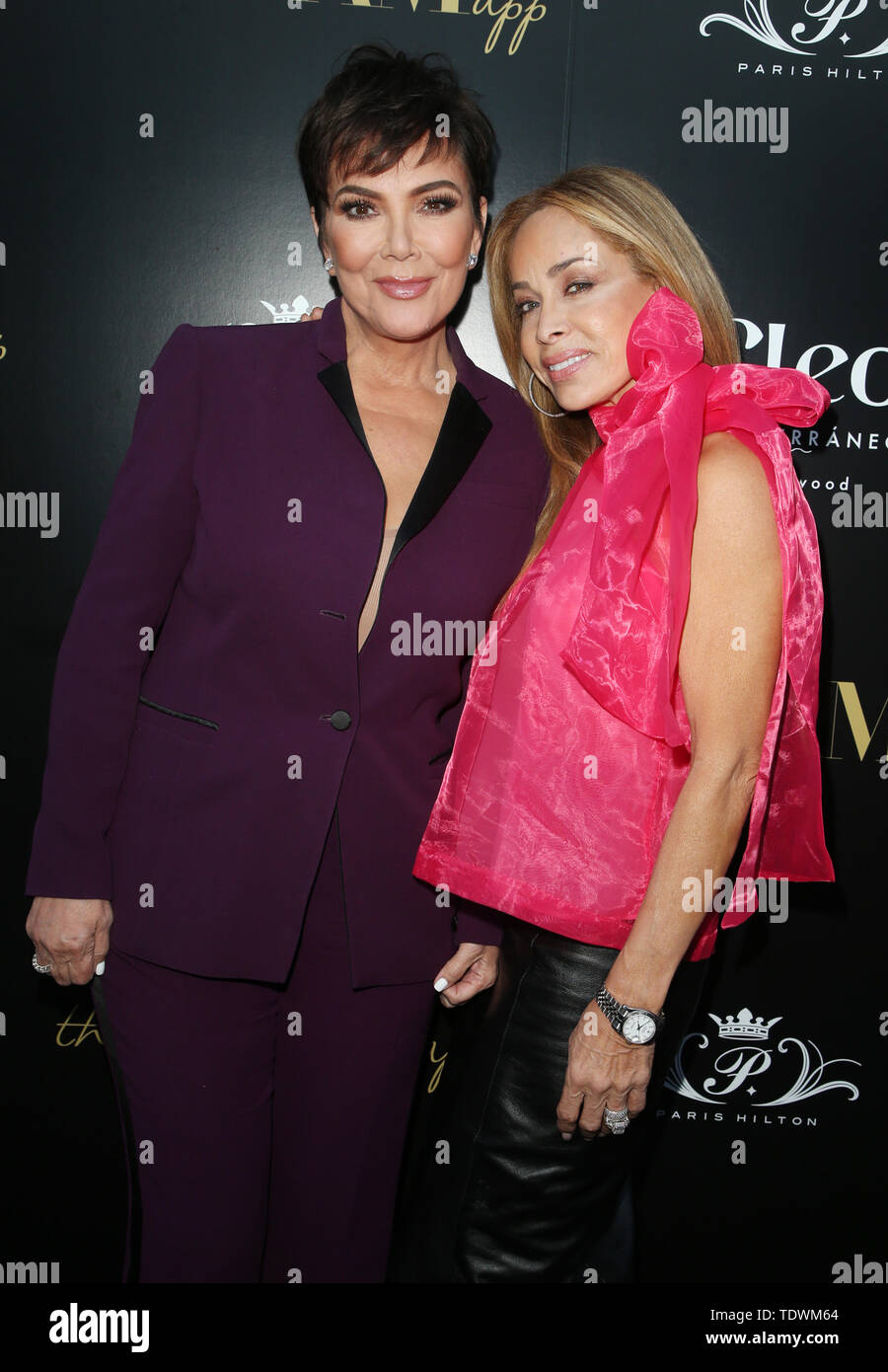 Hollywood, Ca. 19th June, 2019. Kris Jenner and Faye Resnick at The ...