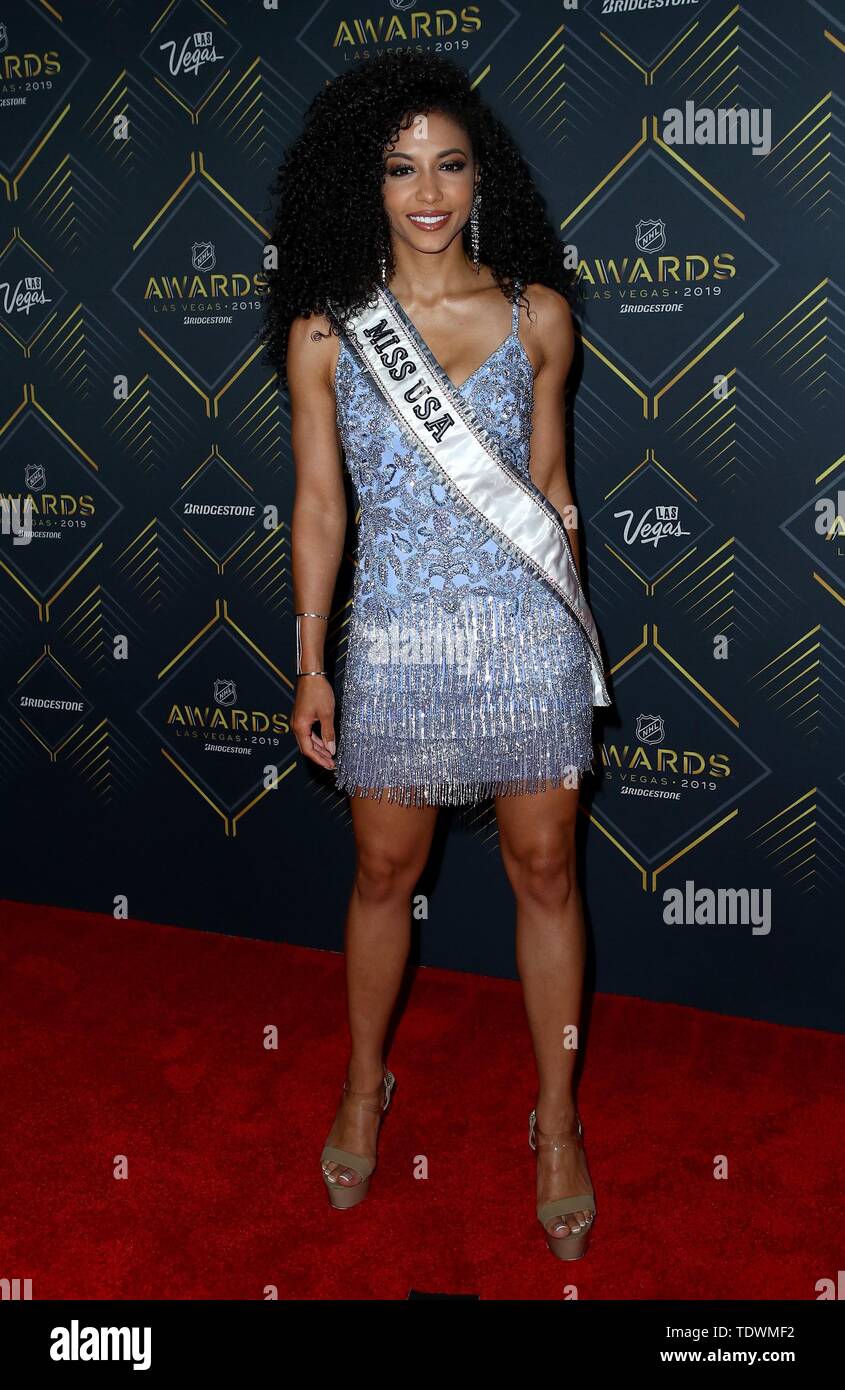 Miss USA Cheslie Kryst at arrivals for 2019 National Hockey League NHL ...