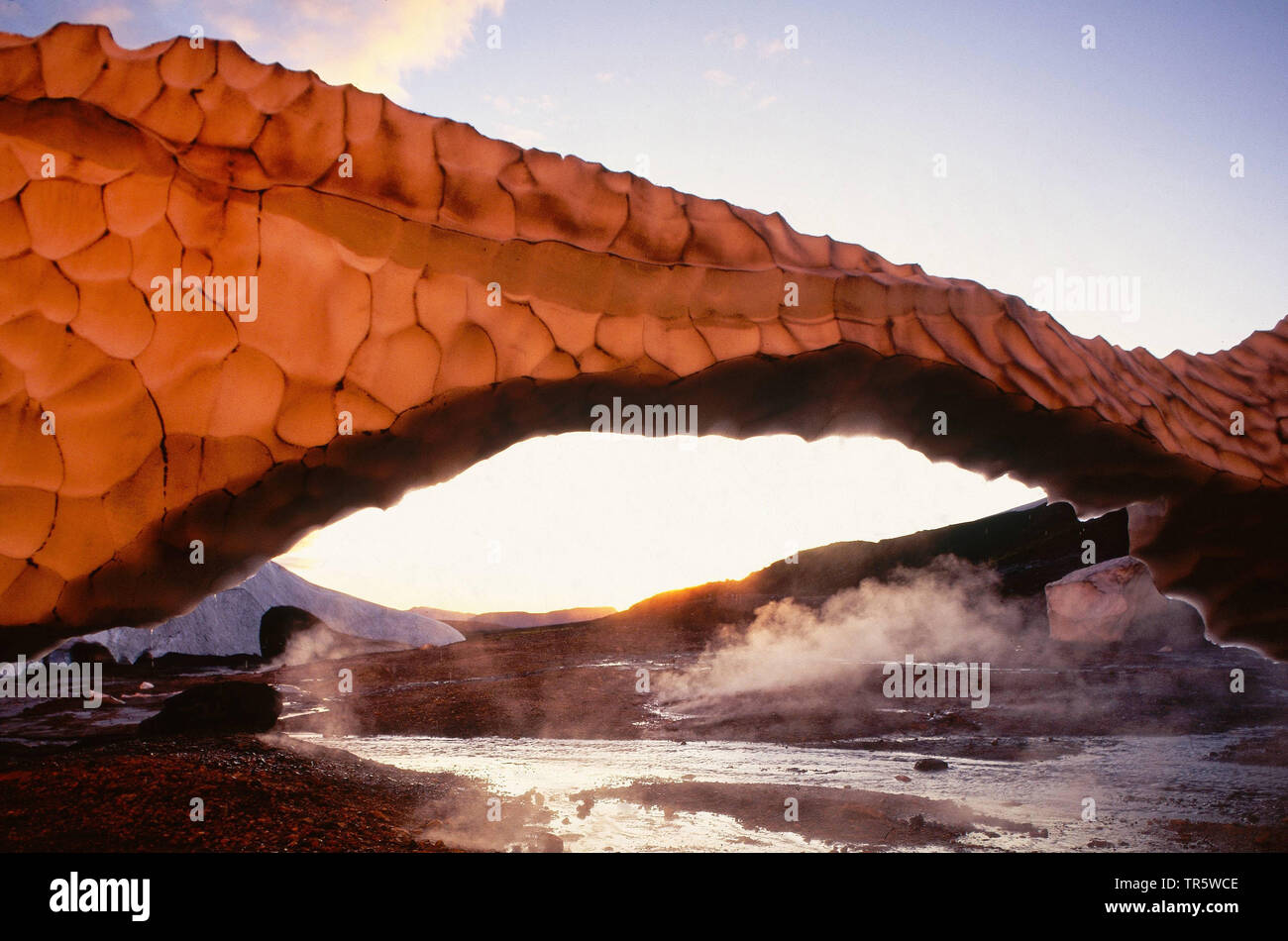 rock bridge on iceland, Iceland Stock Photo - Alamy