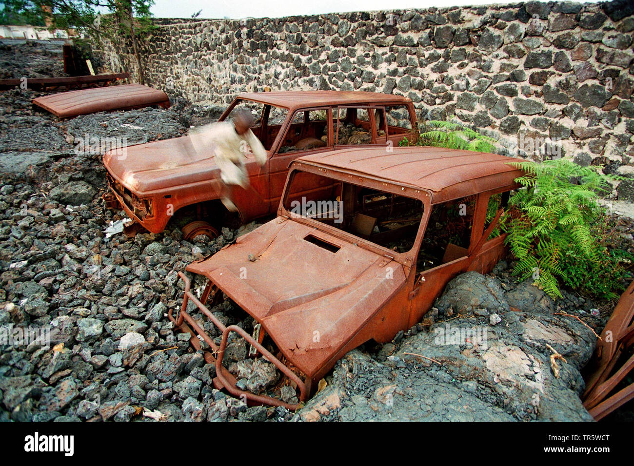 Car wrecks on scrapyard hi-res stock photography and images - Alamy