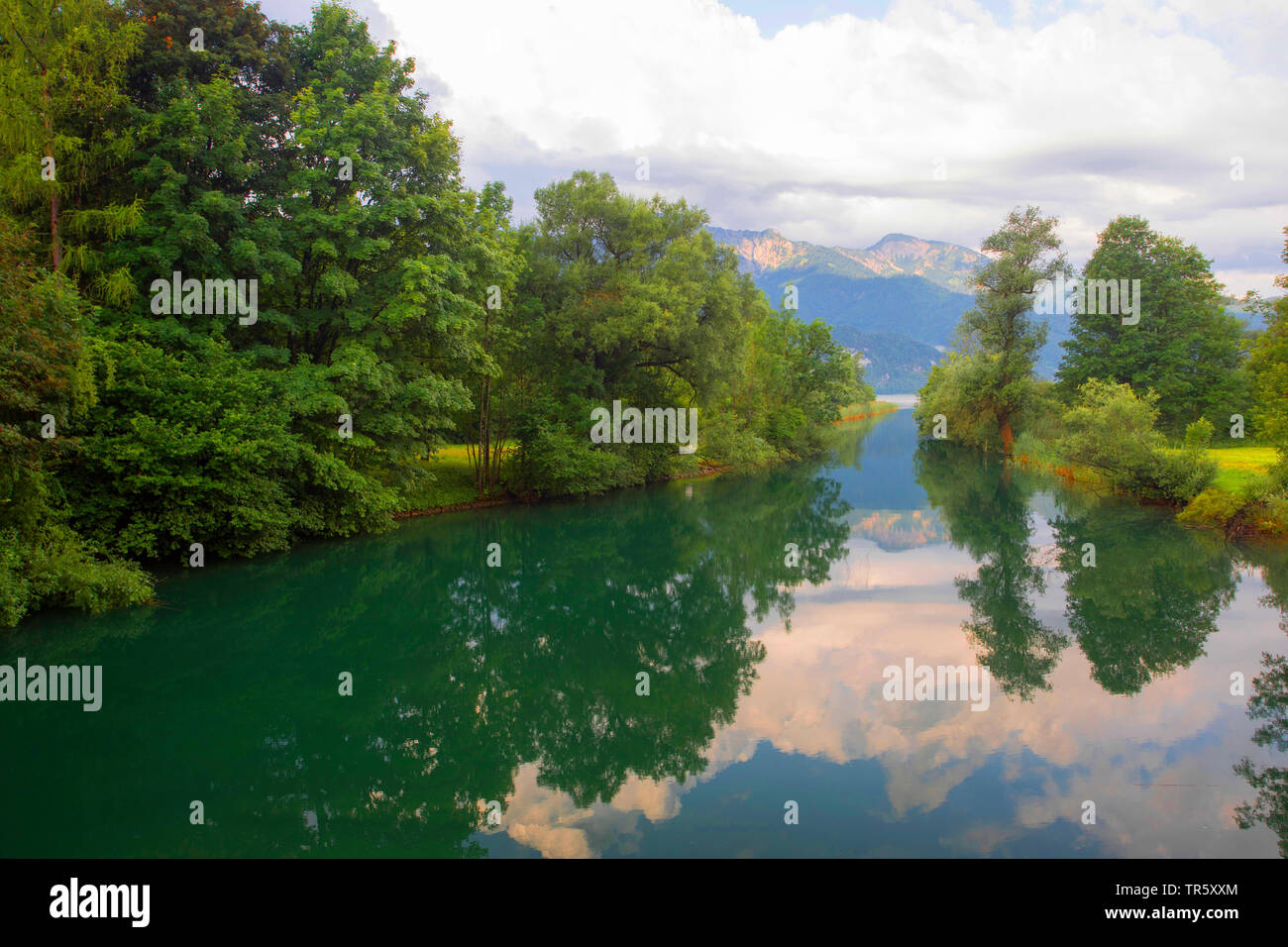 river Loisach, Germany, Bavaria, Franken, Franconia Stock Photo - Alamy