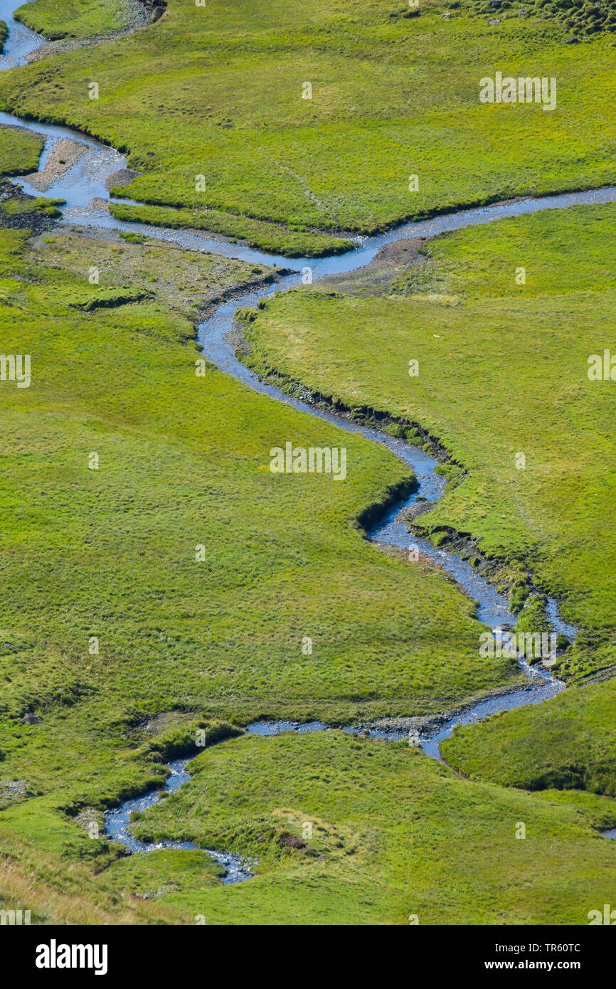 alpine creek in Grindelwald-First, Switzerland Stock Photo - Alamy