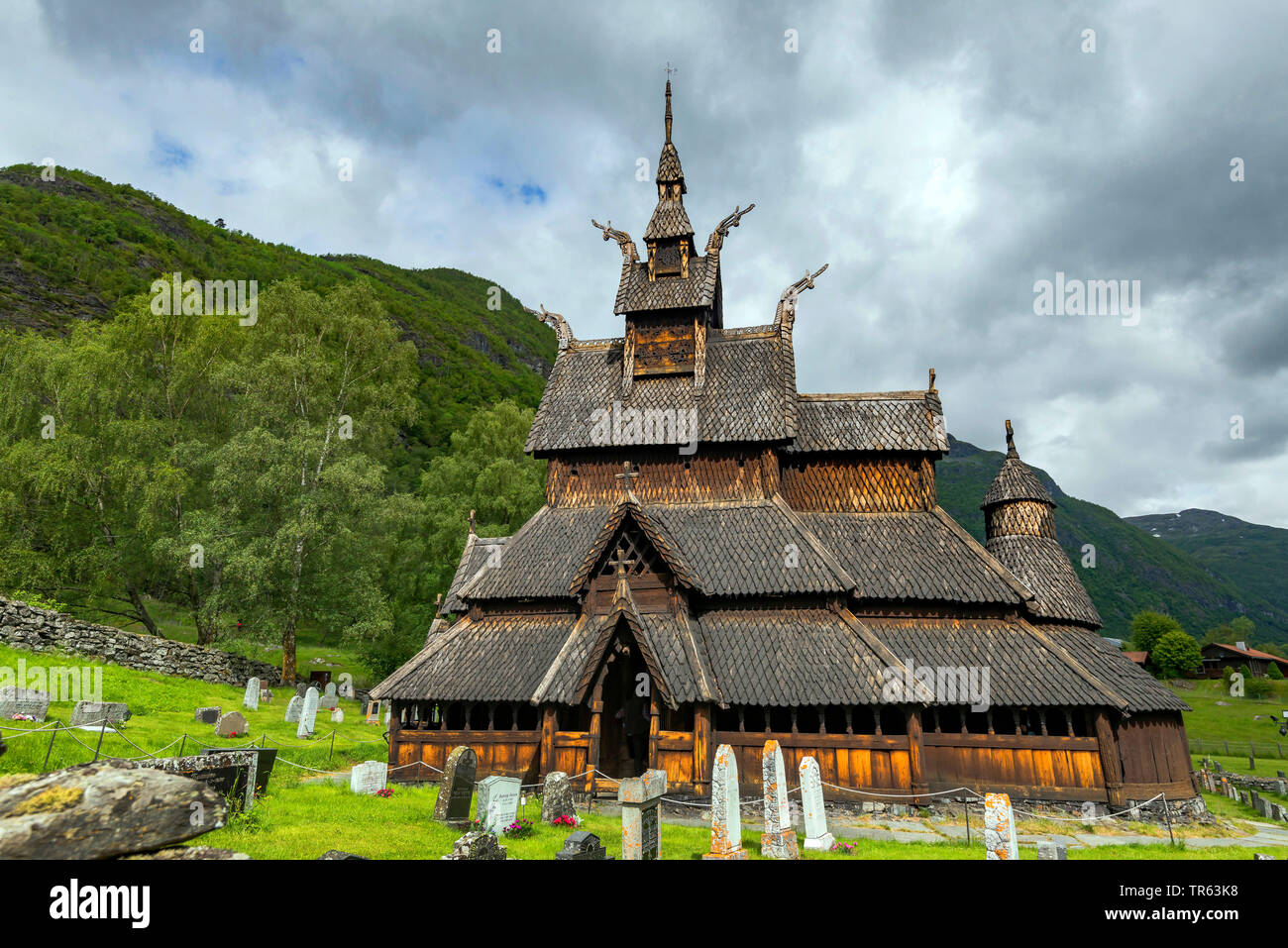 Borgund Stave Church Norway High Resolution Stock Photography and ...