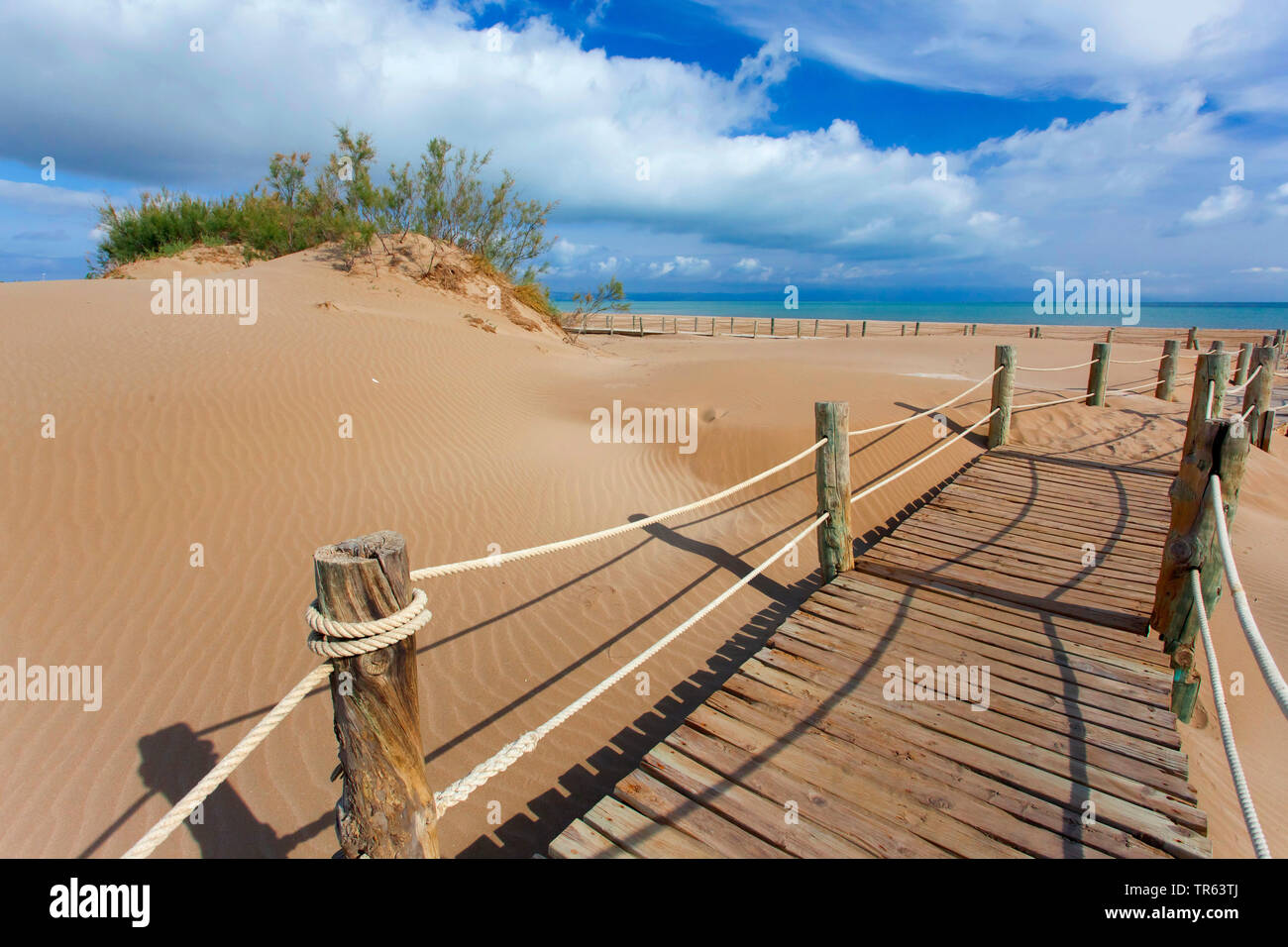 Riomar beach, Ebro River Delta, Deltebre, Costa Daurada, Spain ...
