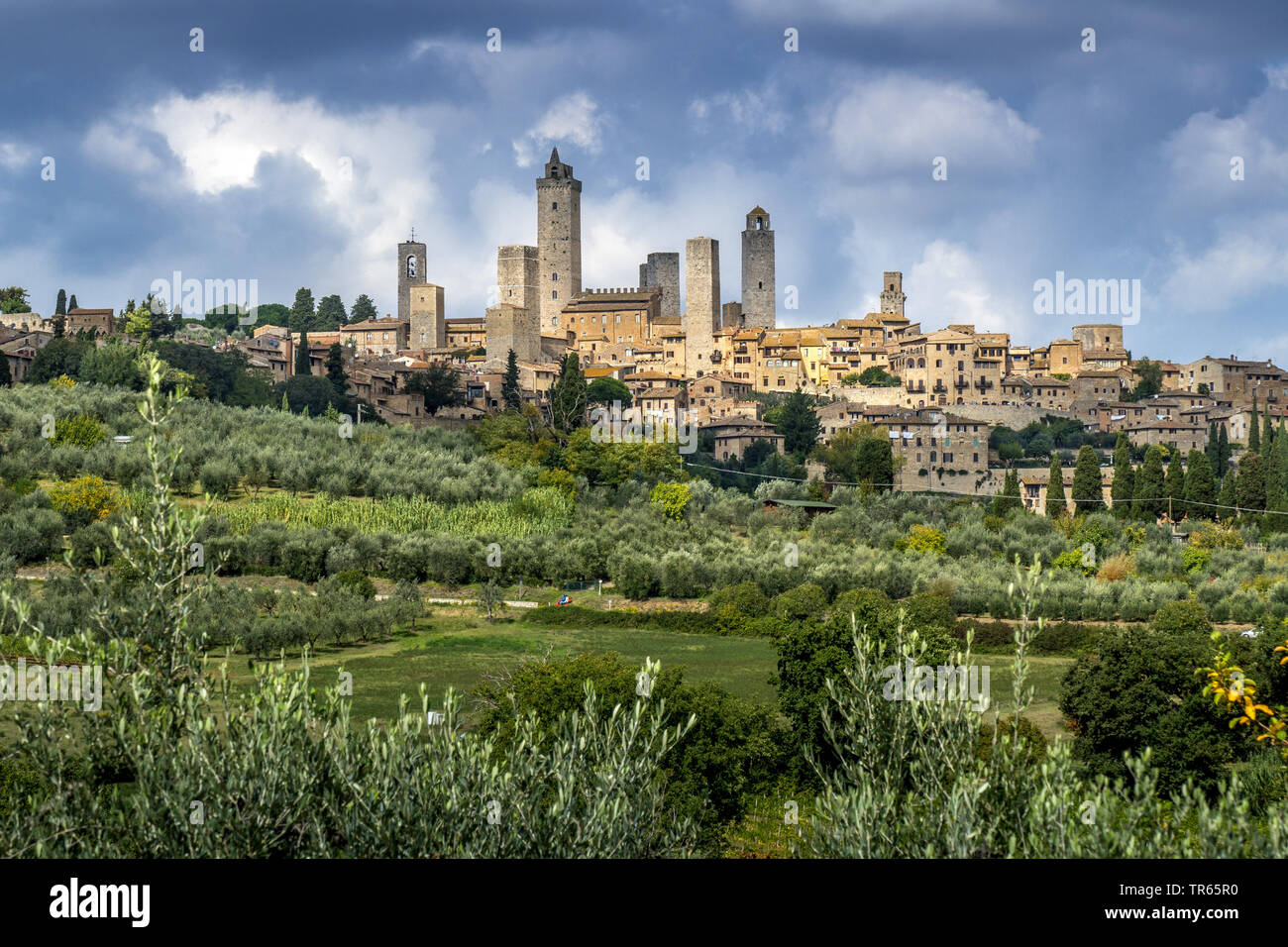 San Gimignano, Italy, Tuscany, San Gimignano Stock Photo - Alamy