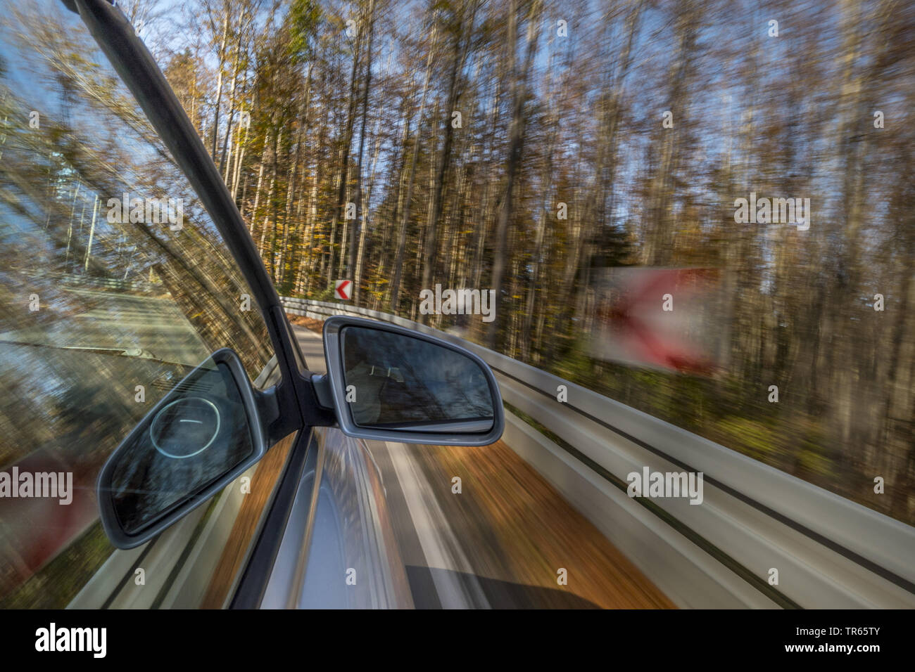 Driving fast in car hi-res stock photography and images - Alamy