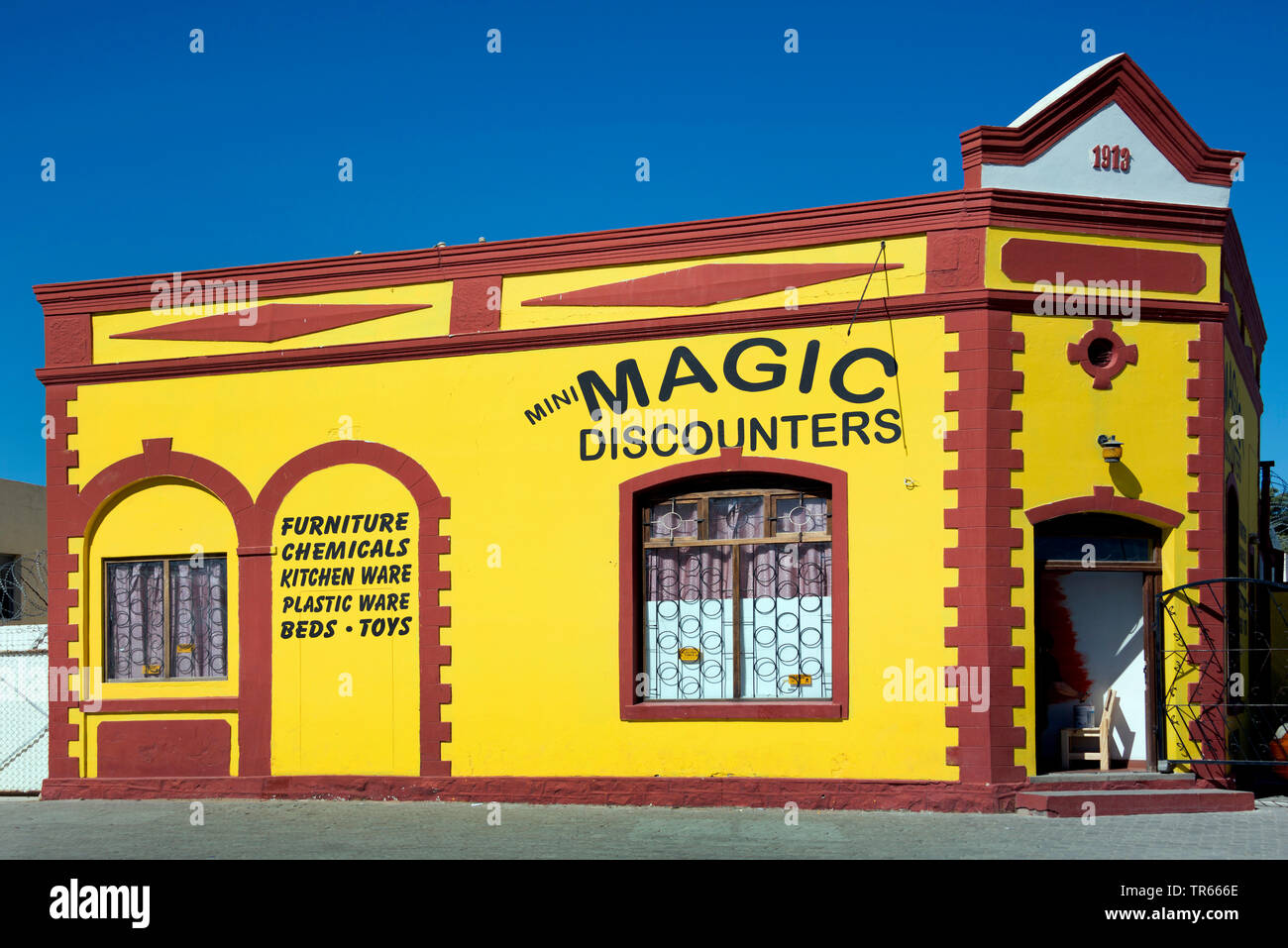 discount store, Namibia, Karibib Stock Photo - Alamy