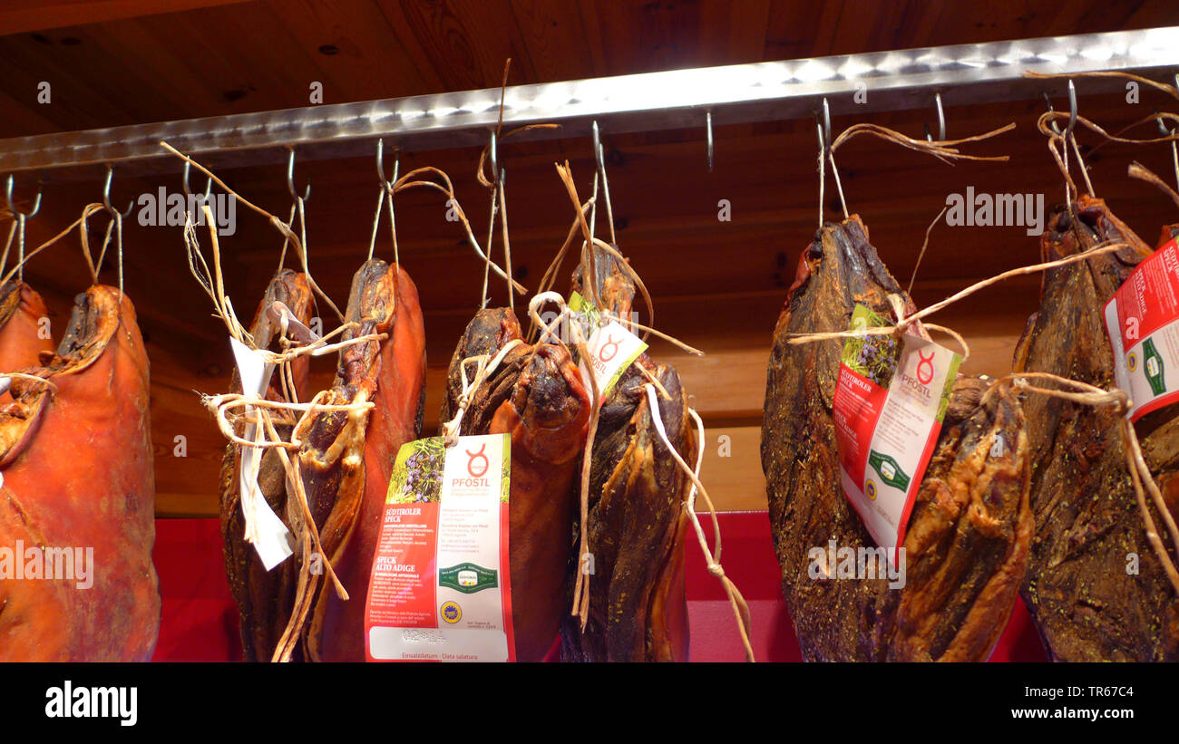 Parma ham, Italy, South Tyrol Stock Photo - Alamy