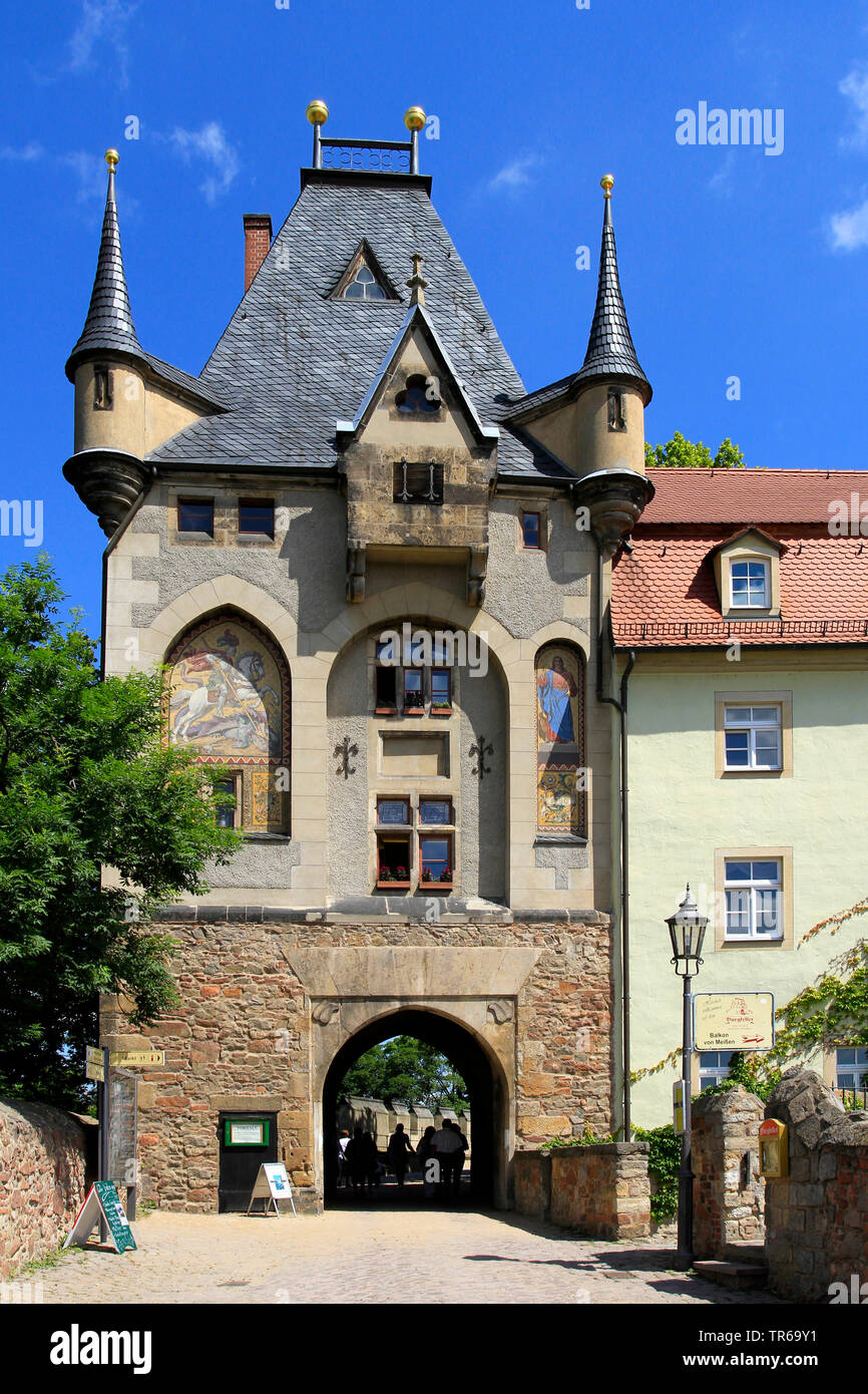 gatehouse, Germany, Saxony, Meissen Stock Photo - Alamy