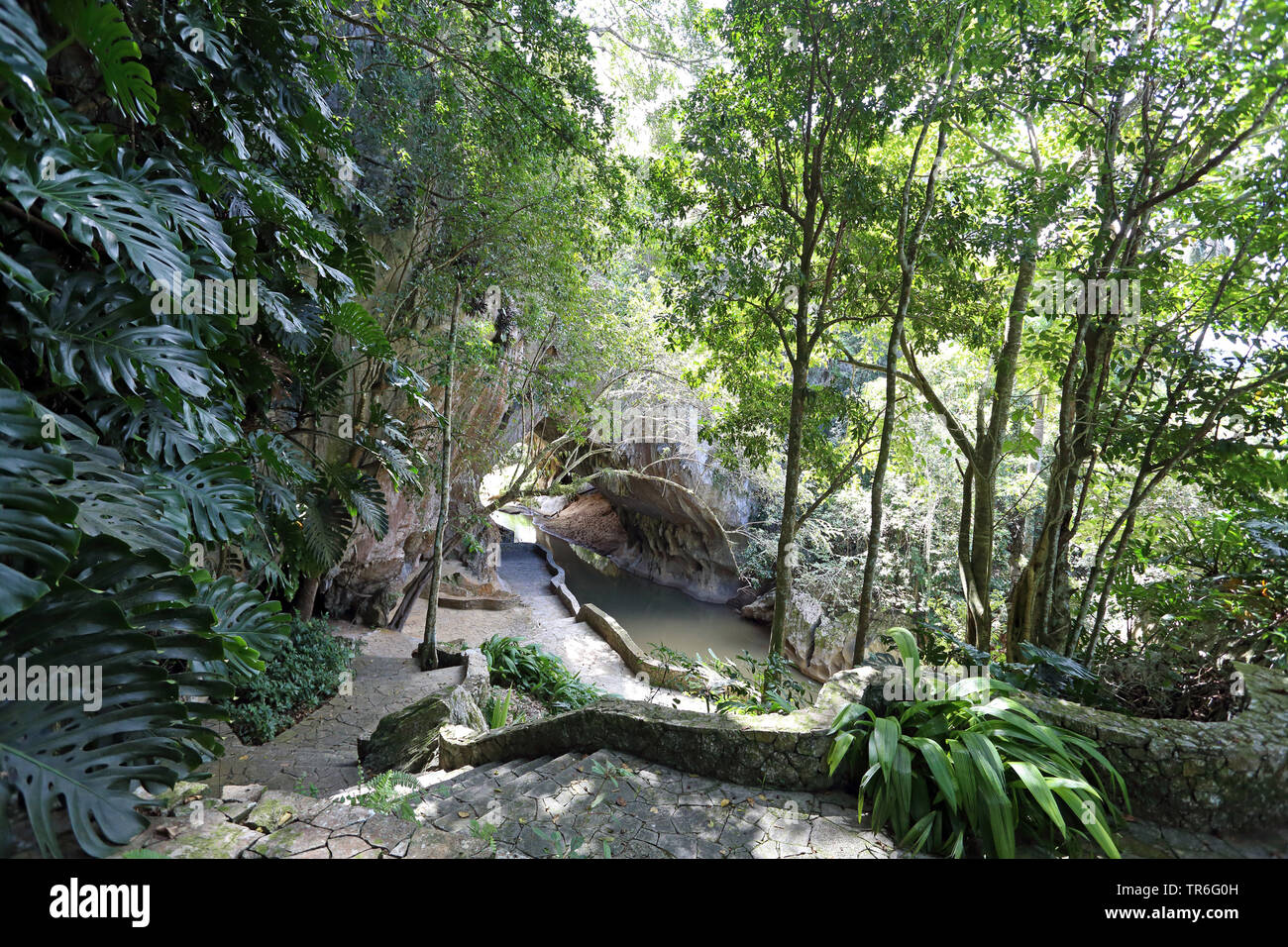 karst cave Cueva de los Portales, Cuba, Pinar del Rio, La Guira ...
