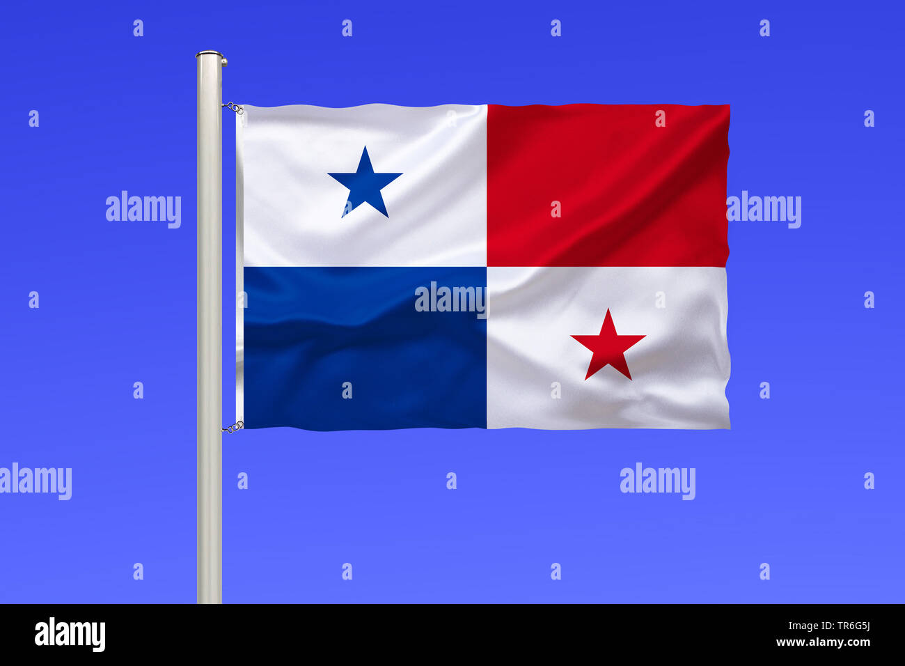 Panamanian national flag hi-res stock photography and images - Alamy