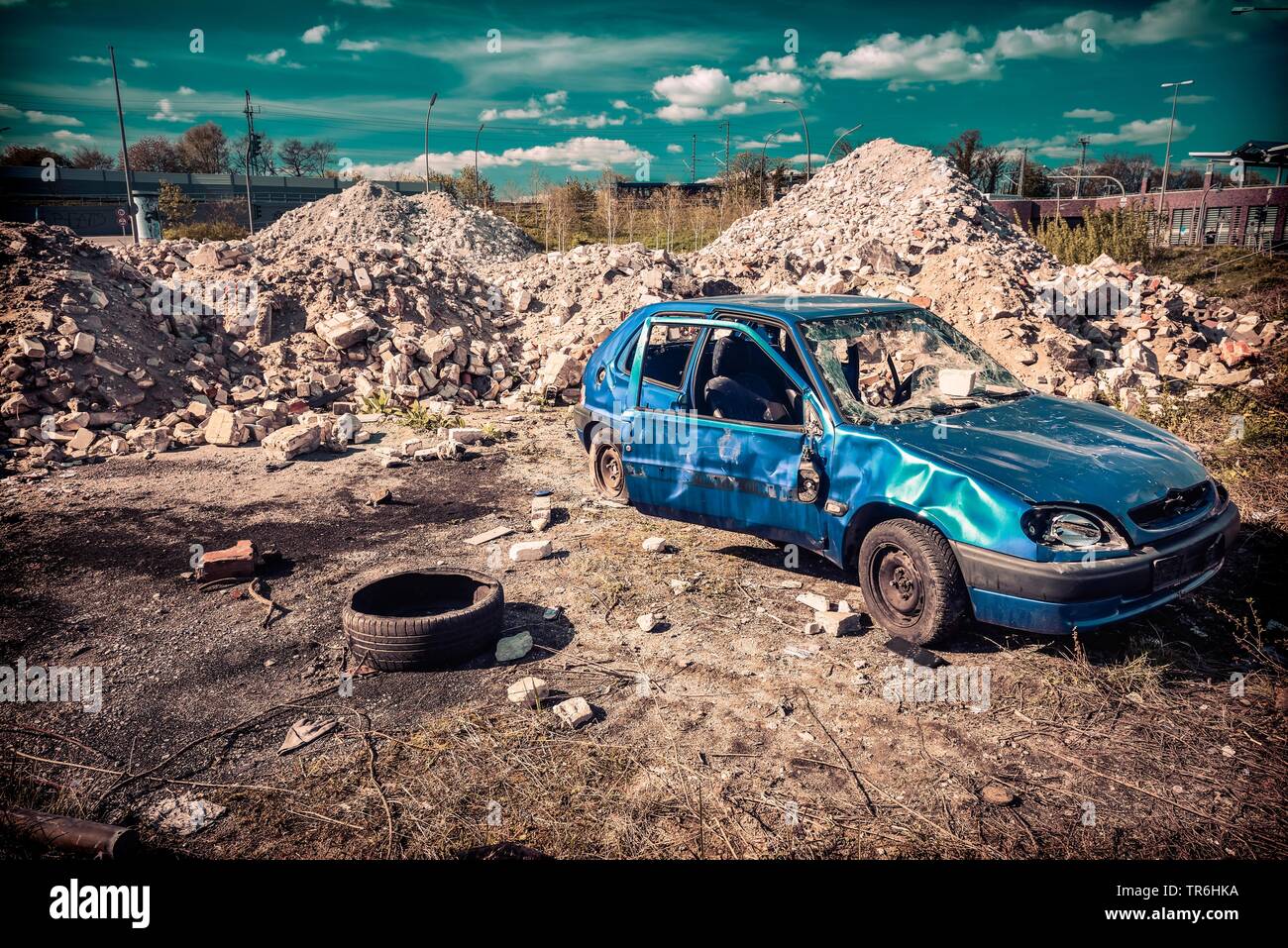 Wreck Broken Down Vehicles High Resolution Stock Photography and Images ...