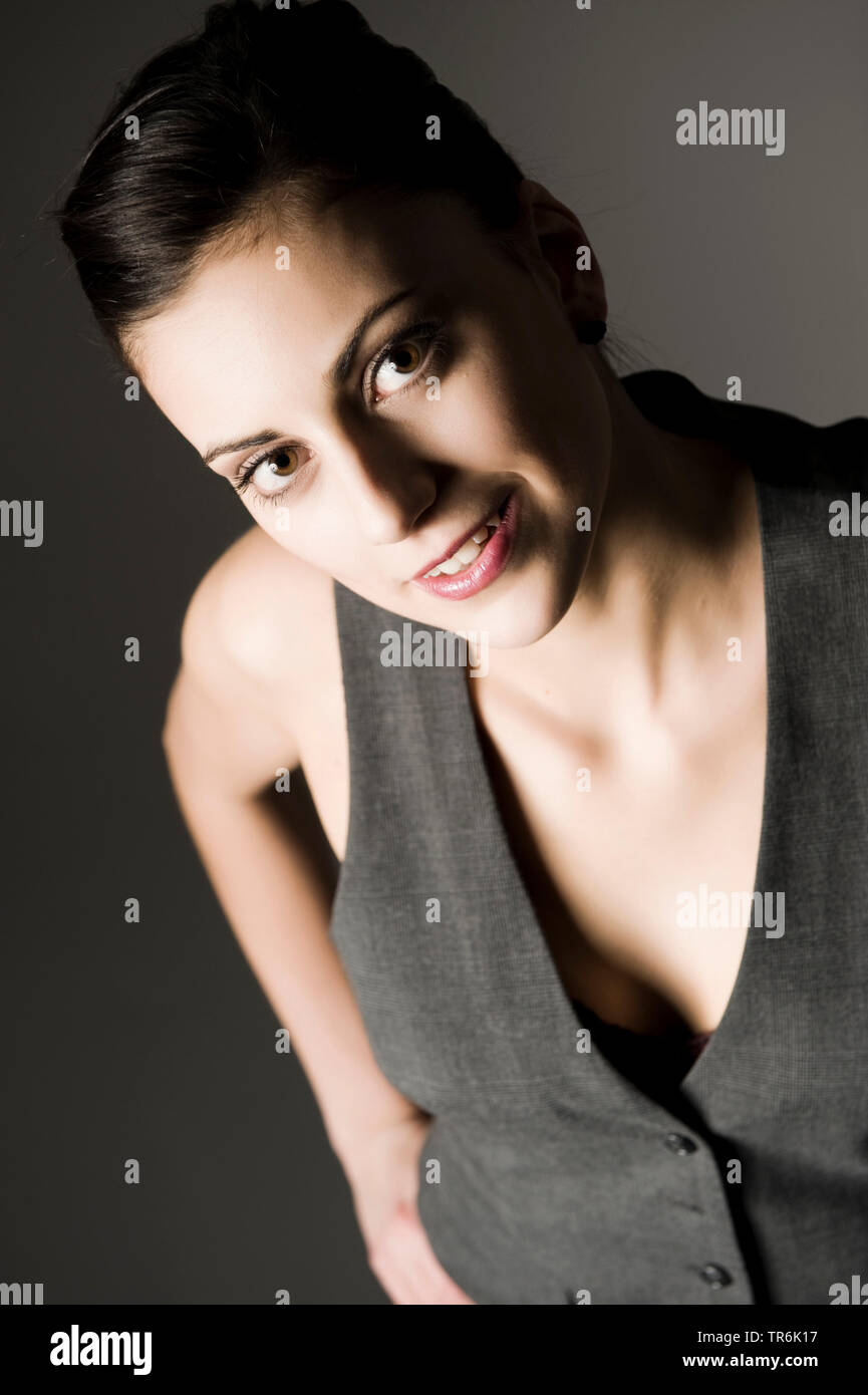 Attractive pretty cleavage hi-res stock photography and images - Alamy