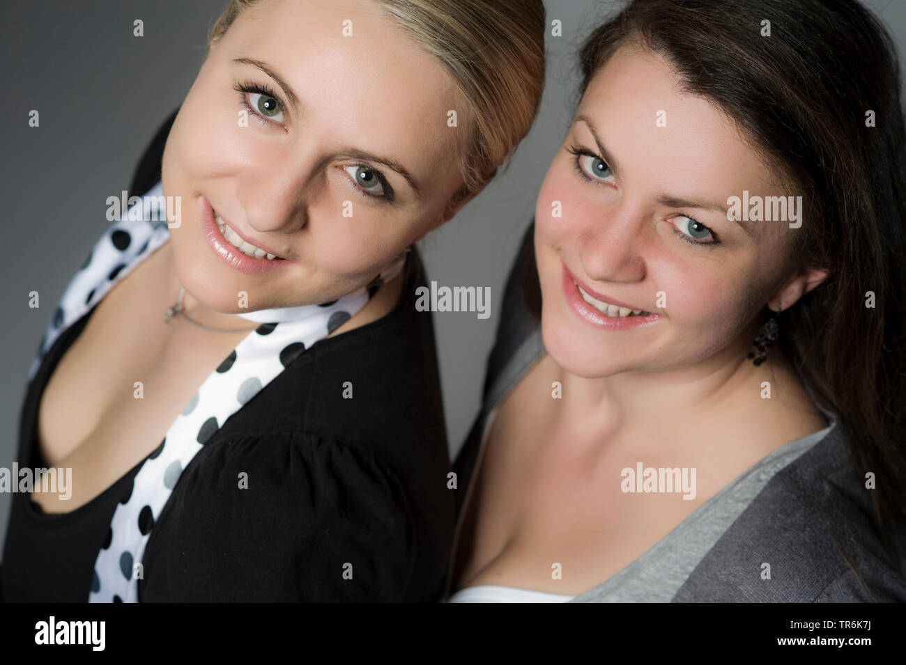 two lucky, young women Stock Photo - Alamy