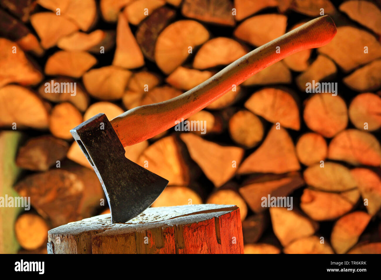 Ax chopping wood on hi-res stock photography and images - Alamy