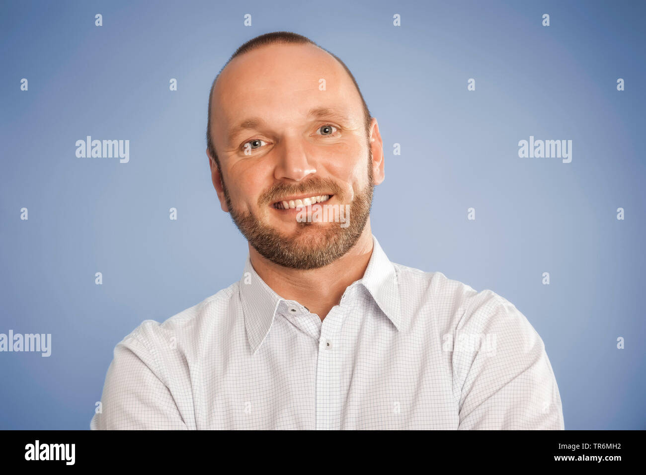 portrait of a man with beard, Bundesrepublik Deutschland Stock Photo ...