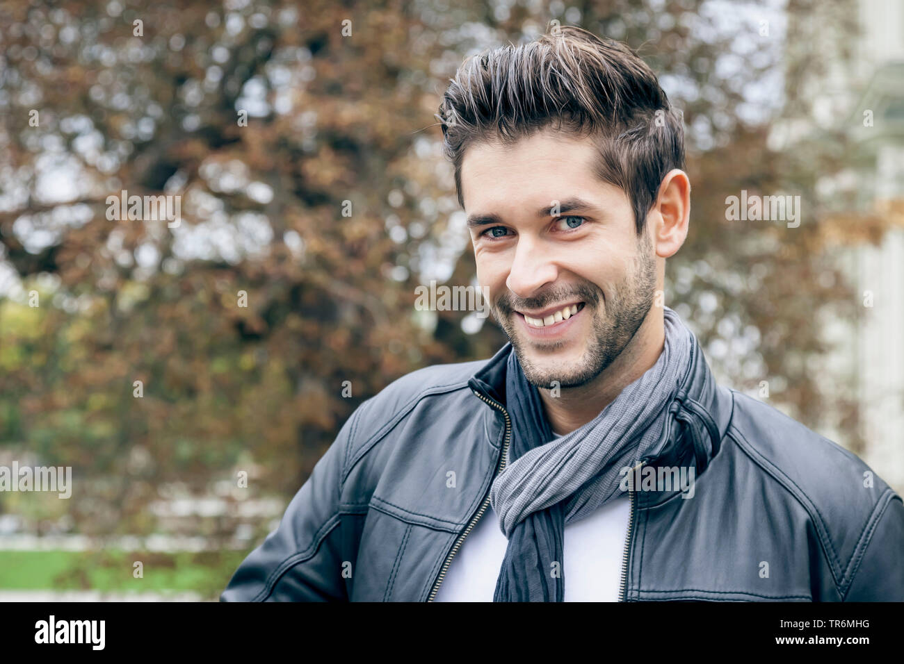 Attractive man in nature hi-res stock photography and images - Alamy