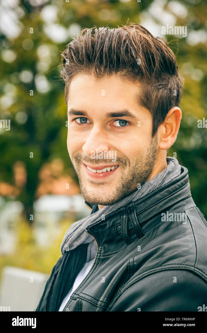 Attractive man in nature hi-res stock photography and images - Alamy