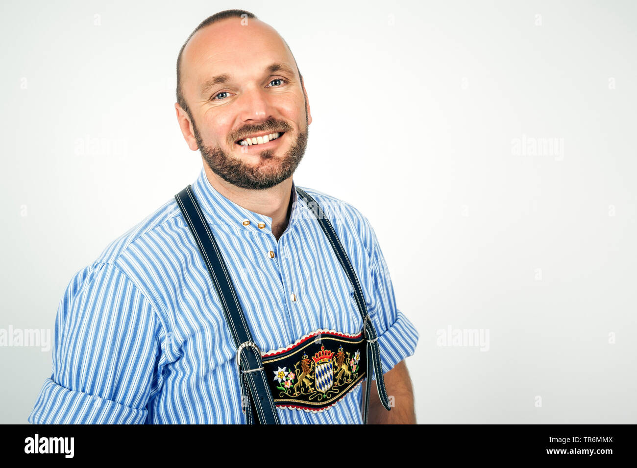 man in Bavarian tradition clothes, Germany, Bavaria Stock Photo - Alamy