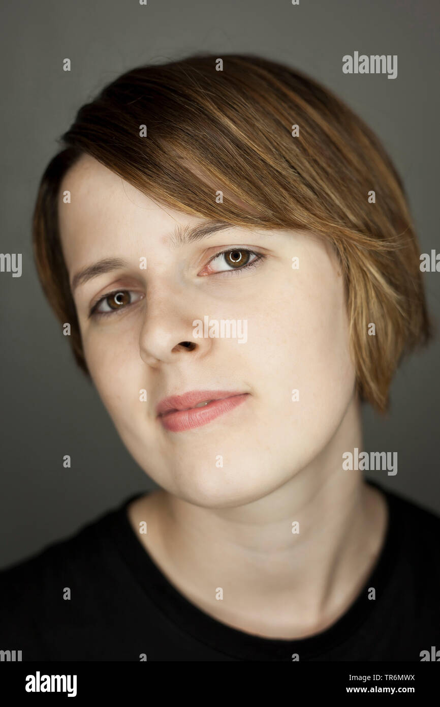 portrait of a beautiful teen girl, Germany Stock Photo - Alamy
