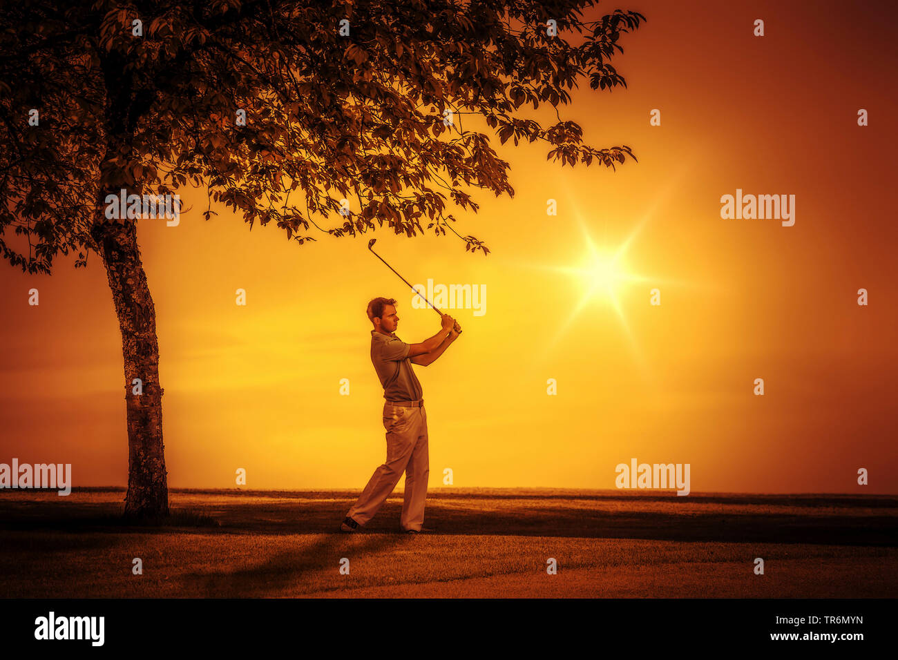 Guys Playing Golf High Resolution Stock Photography and Images - Alamy