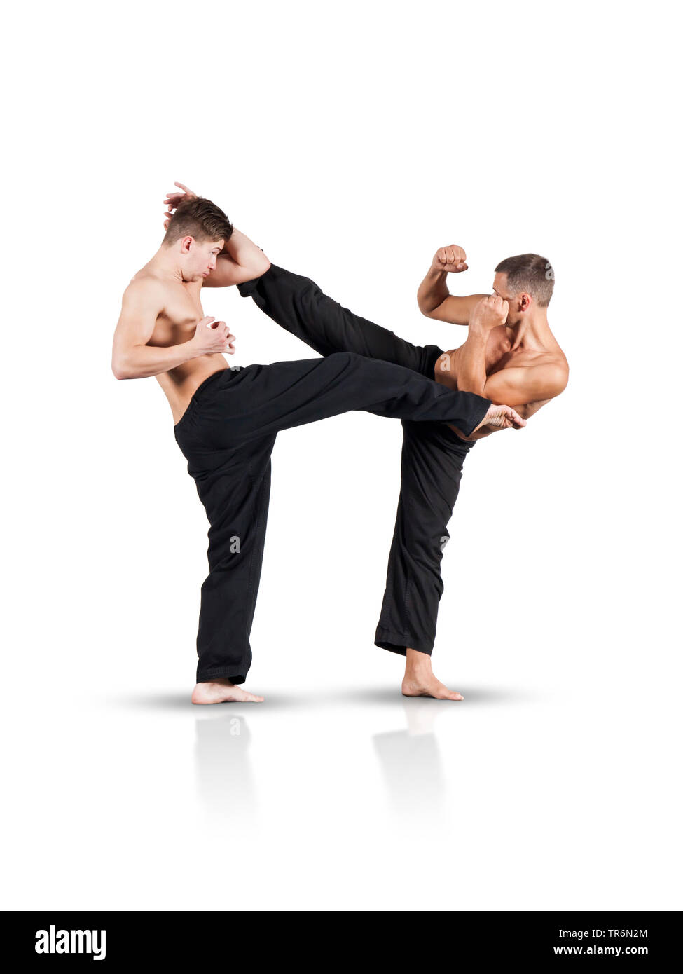 two man kickboxing, Germany Stock Photo - Alamy