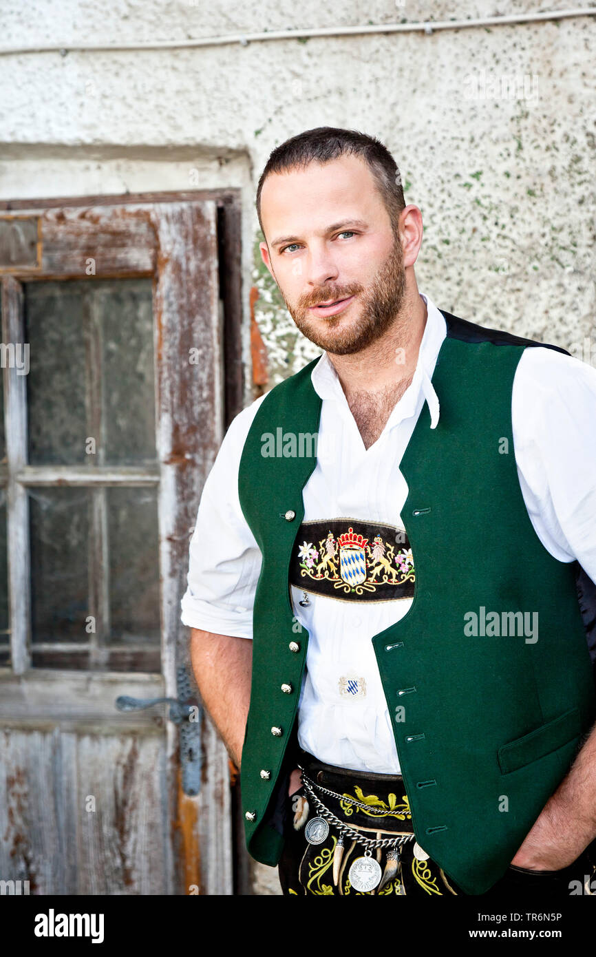 Man in leather trousers standing hi-res stock photography and images ...