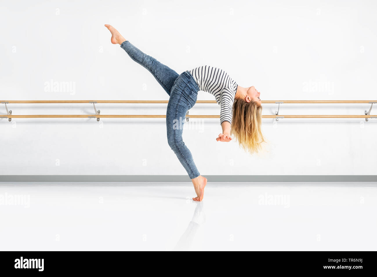 female ballet dancer in action, Germany Stock Photo - Alamy