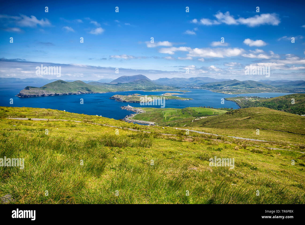landscape on Valentia island, Ireland, Valentia Island Stock Photo - Alamy