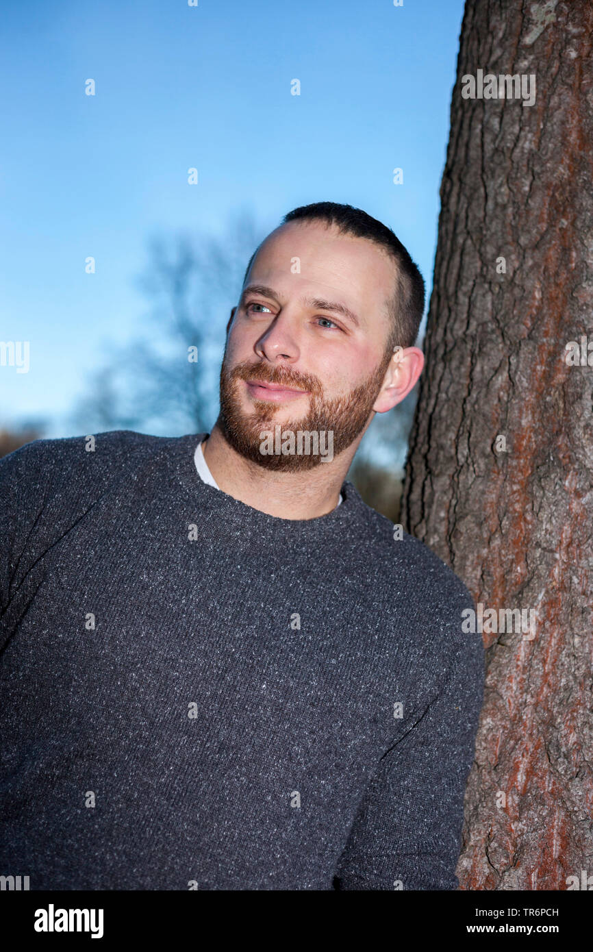 Handsome man in nature hi-res stock photography and images - Alamy