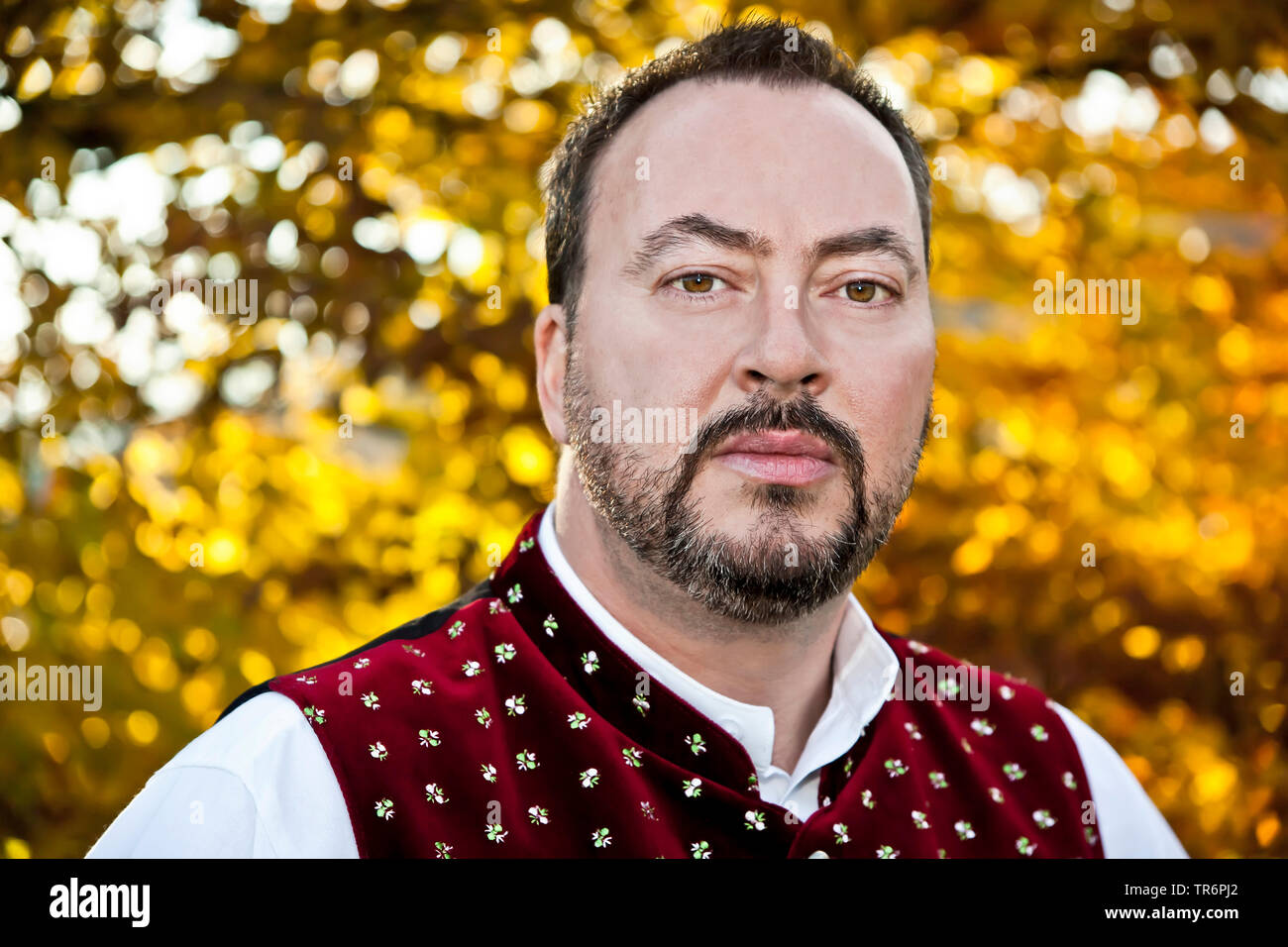 man in Bavarian traditional clothing, Germany, Bavaria Stock Photo - Alamy
