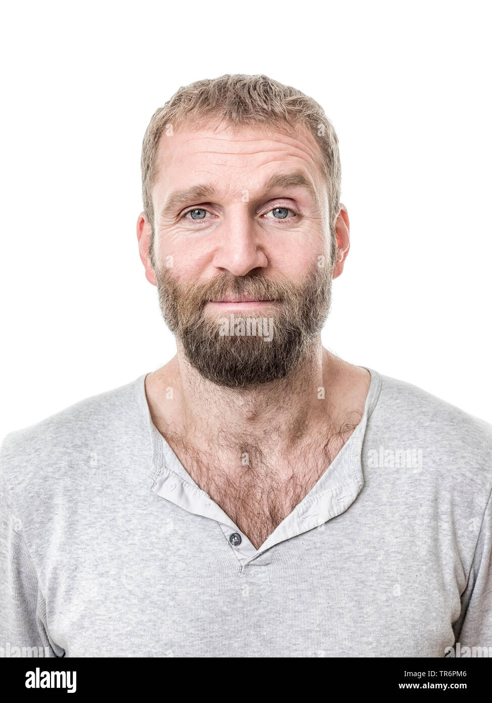 portrait of a man with beard, Germany Stock Photo - Alamy