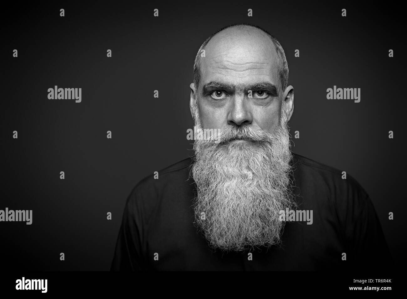 Older men with beards Black and White Stock Photos & Images - Alamy