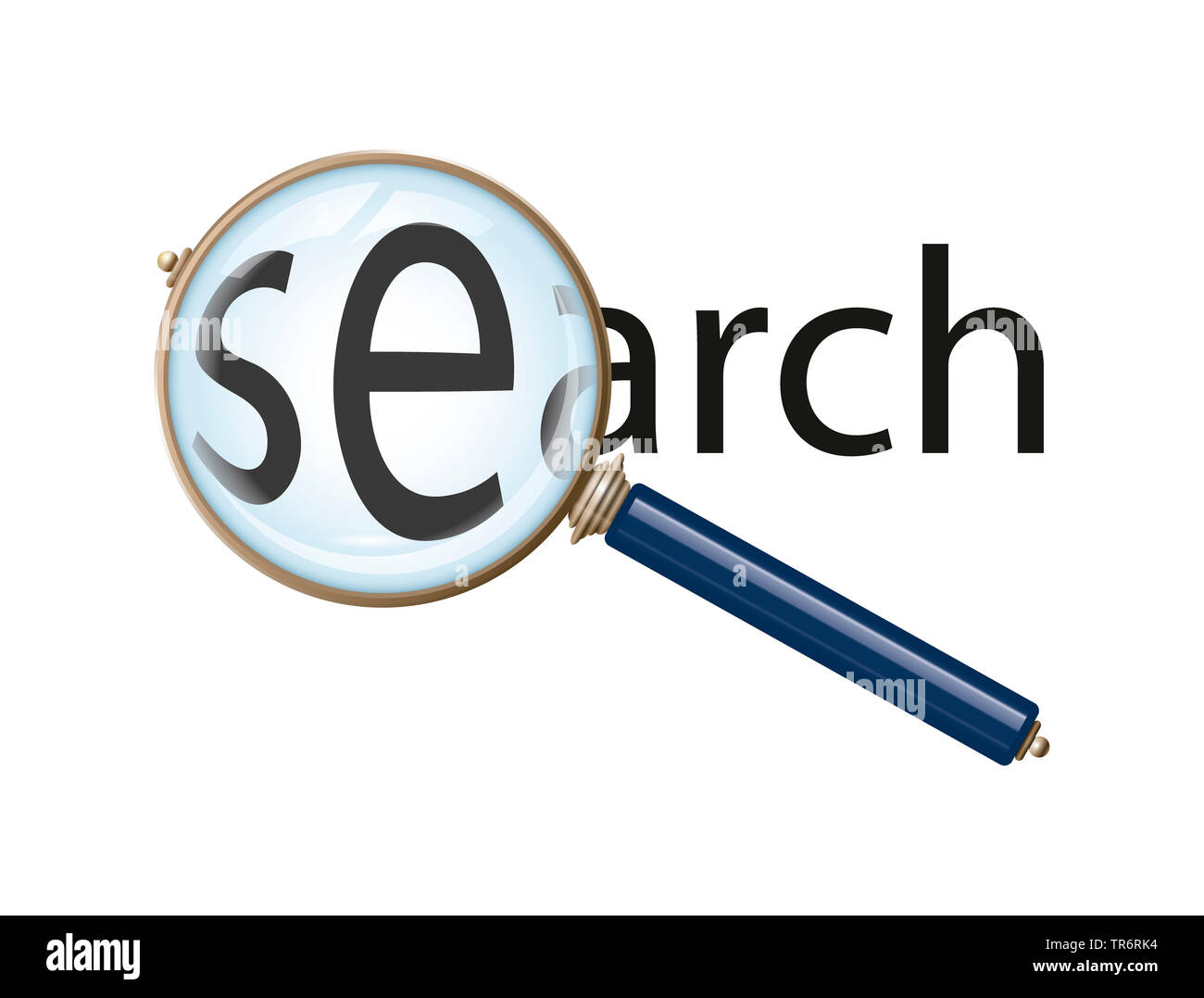 Magnifying Glass With The Word Search Stock Photo Alamy Magnifying Glass With The Word Search Stock Photo Alamy