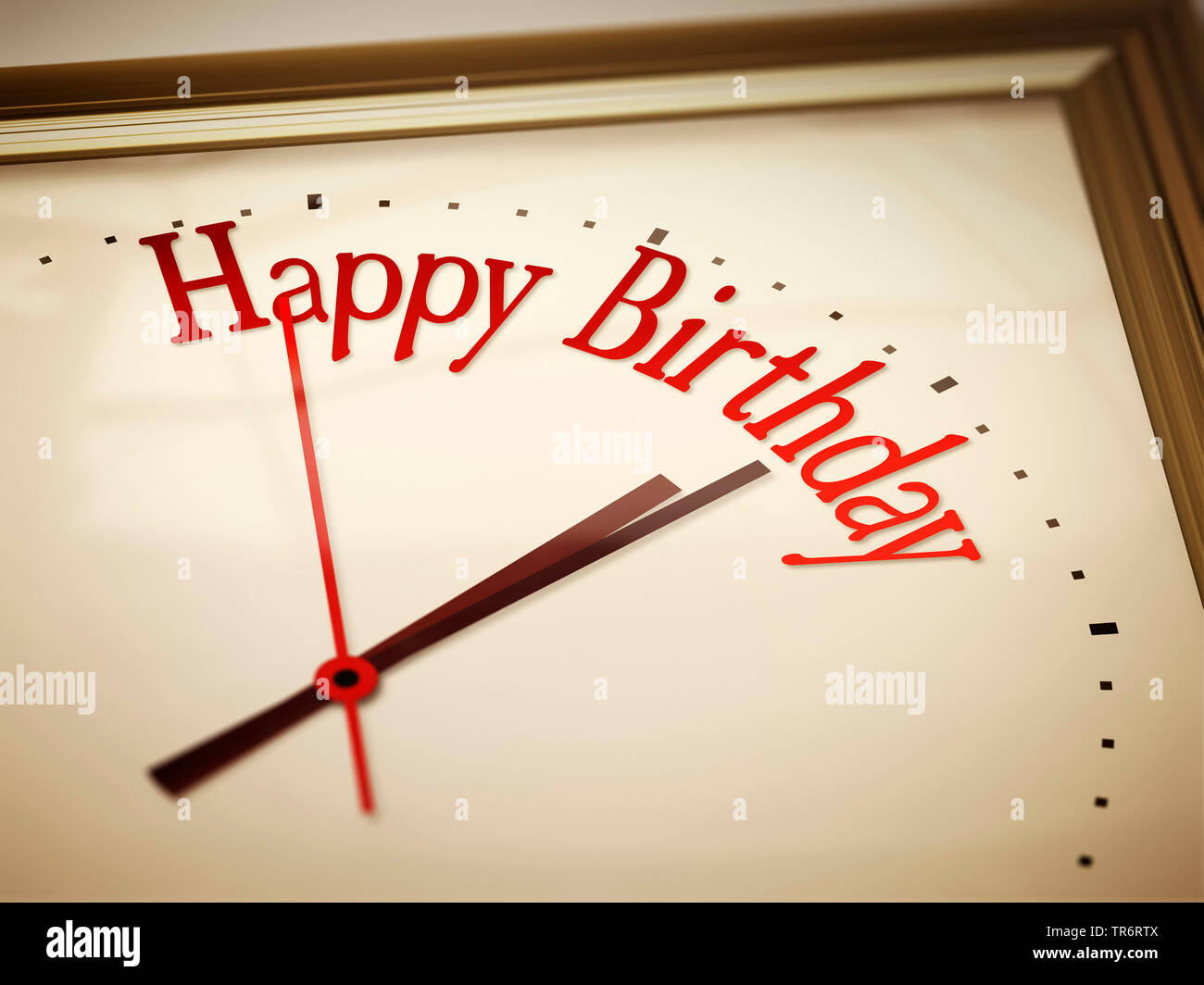 Happy birthday label hi-res stock photography and images - Alamy