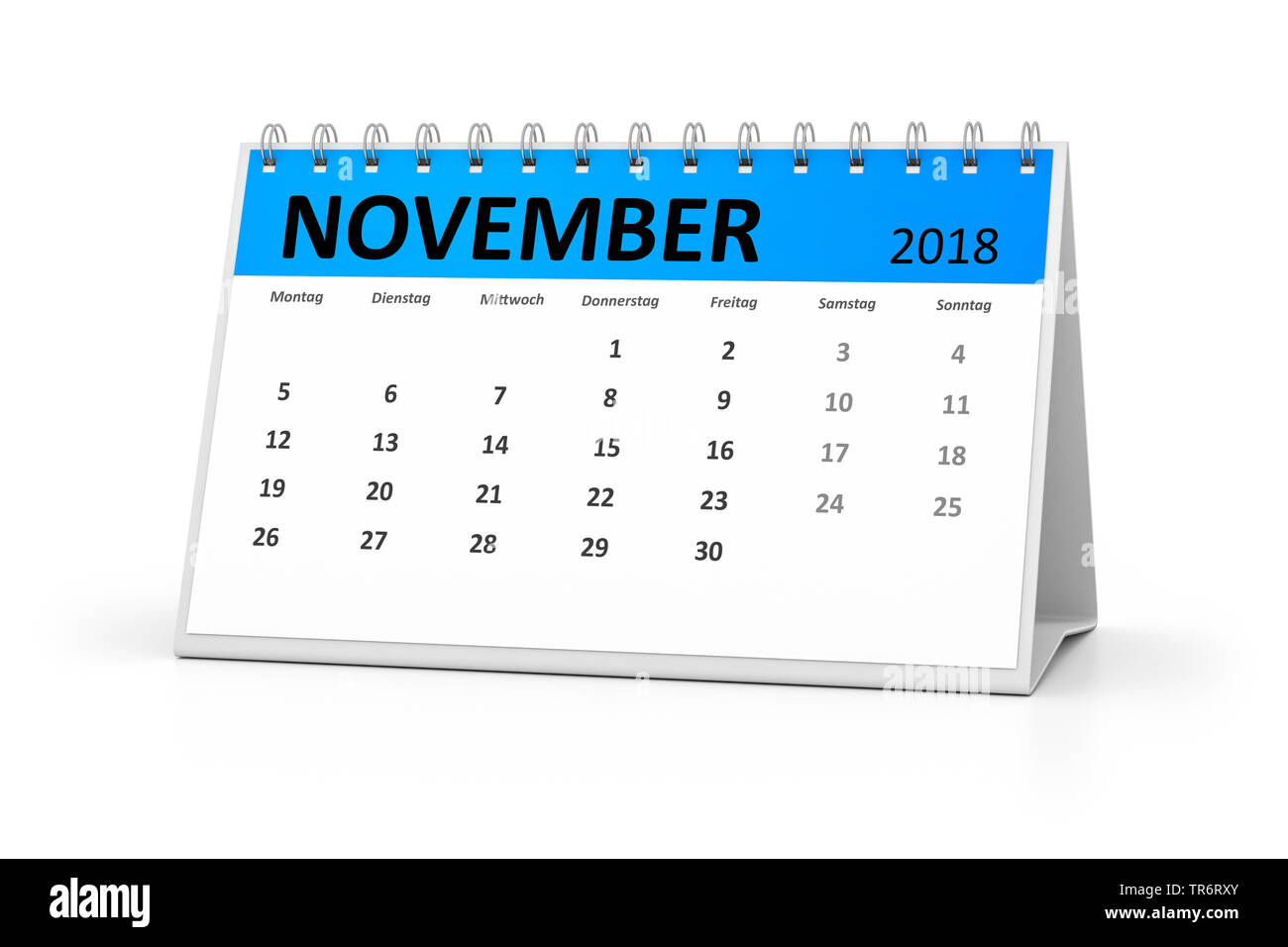 Table calendars Cut Out Stock Images & Pictures - Alamy