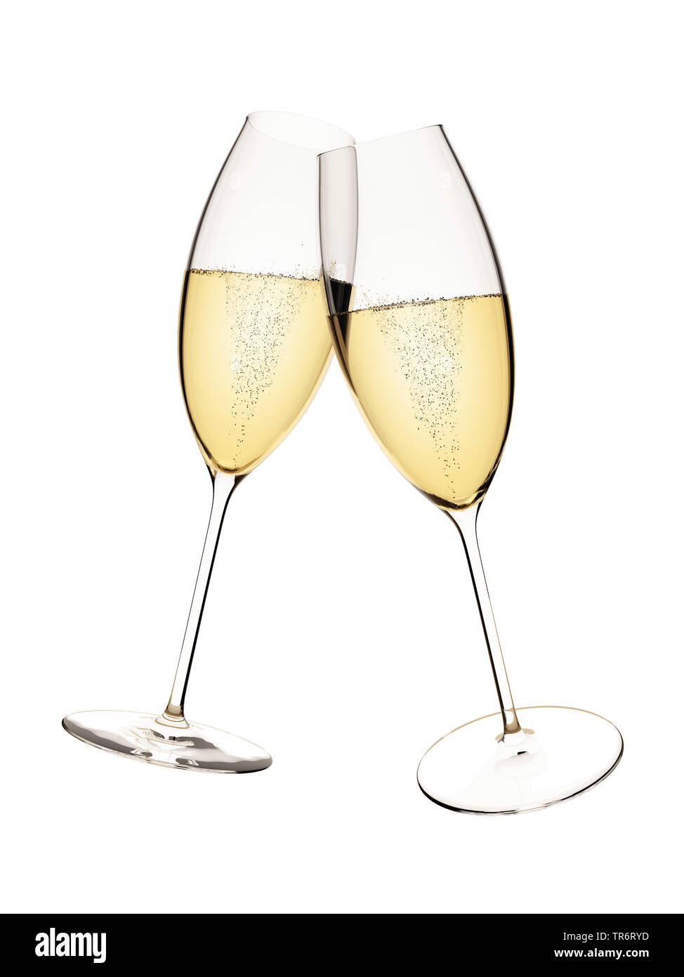 Clinking glasses Cut Out Stock Images & Pictures - Alamy