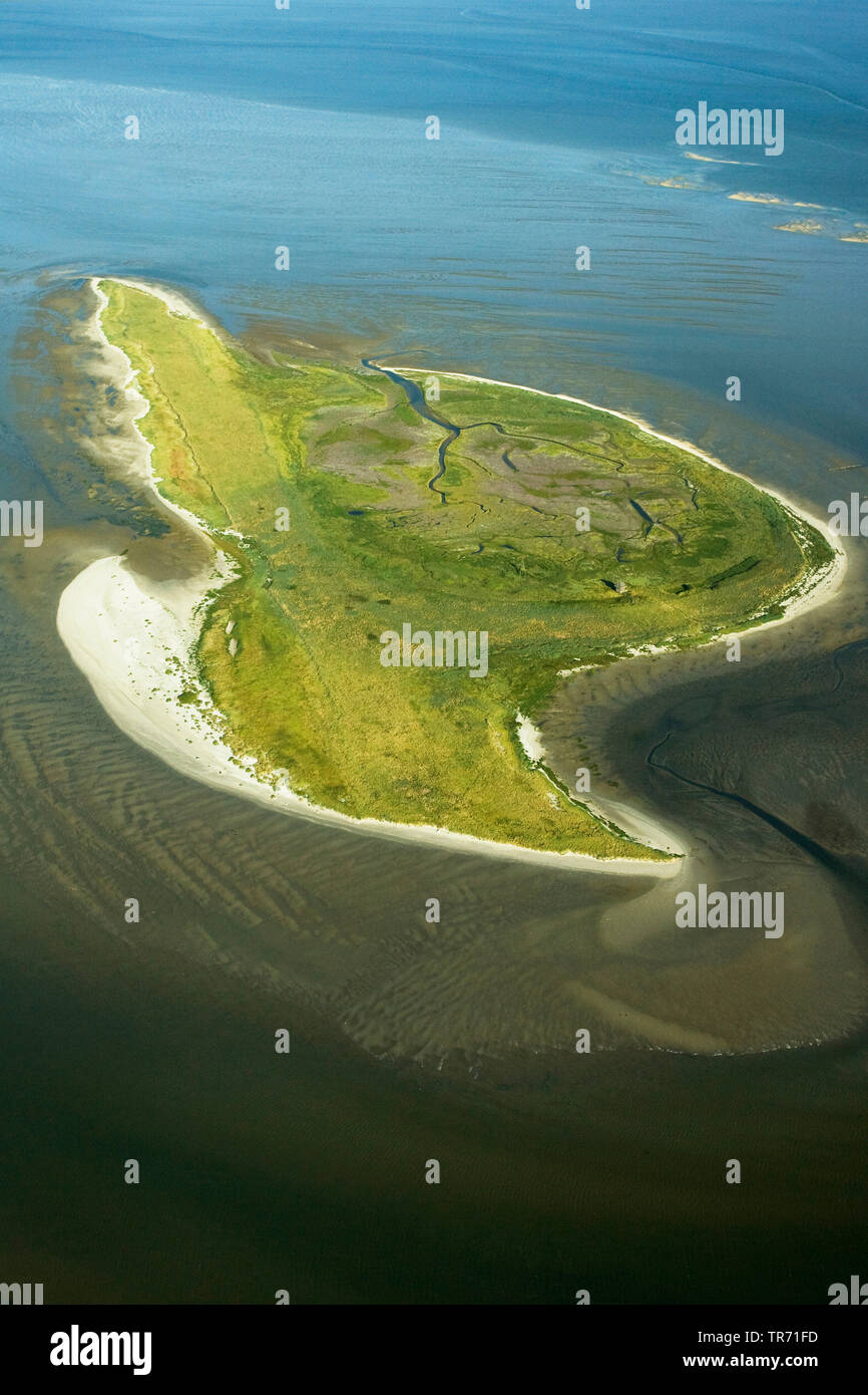 Aerial photo of Griend, Netherlands Stock Photo - Alamy