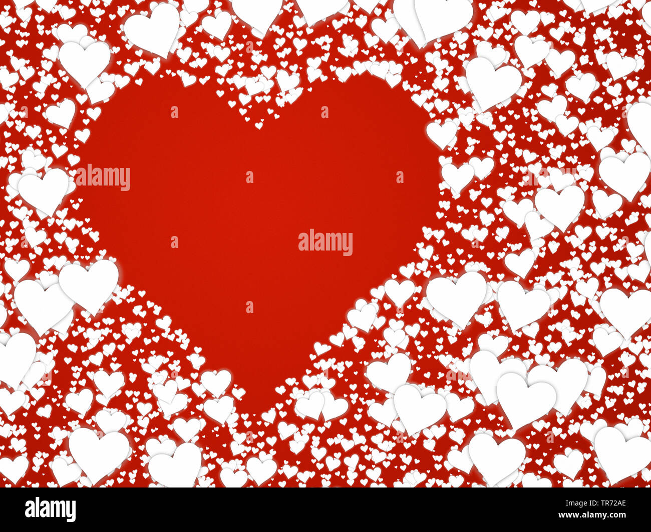 2D computer graphic, symbolic heart in red color Stock Photo - Alamy